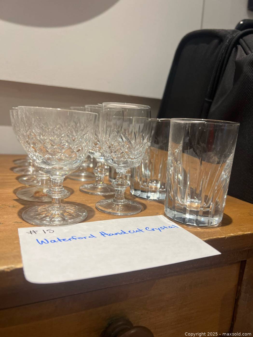 Waterford Hand-Cut Lead Crystal Mixed Glassware Lot, 19 Pieces ...