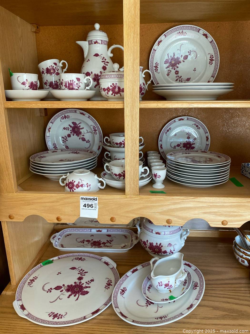 Hochst Residenz German Porcelain Dinnerware & Serveware Set w/ Tea ...