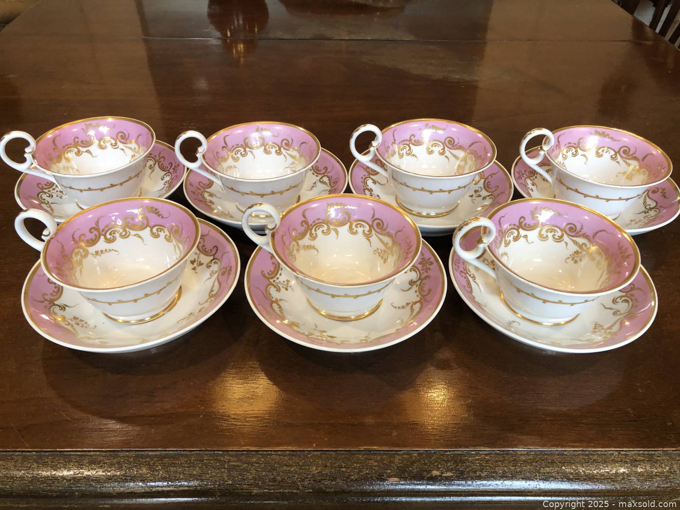 Seven Antique Bloor Derby Tea Cups With Saucers. | Mississauga (Ontario ...