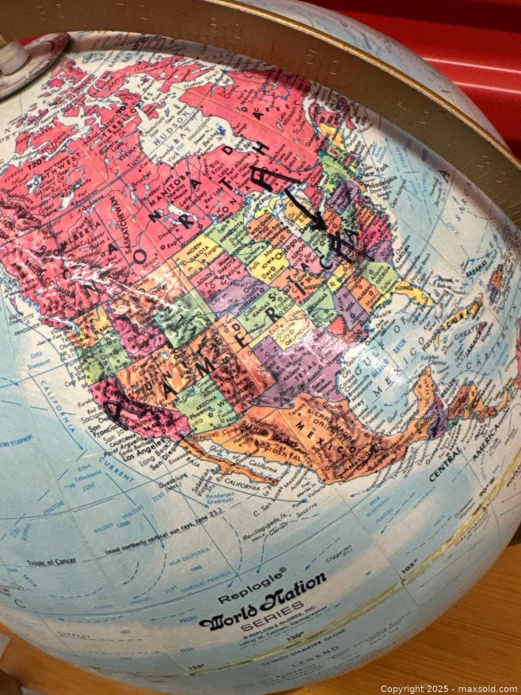 Vintage Replogle Globe with Metal Base, 16-Inch | Toronto (Ontario ...