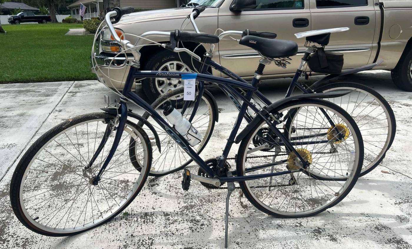 Pair of Airstream Adult Hybrid/Comfort Bicycles, 700c, Multi-Speed. B ...