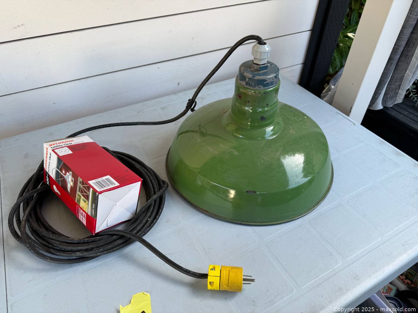 Vintage porcelain garage/ shop light - professionally rewired | Nanaimo ...