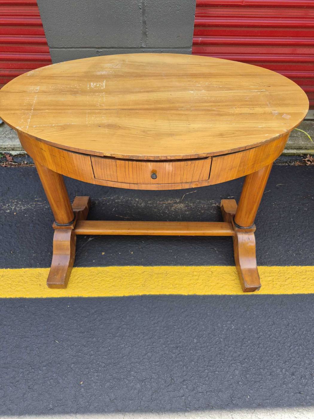 Antique Biedermeir Style Wood Table | Point Pleasant Beach (New Jersey ...