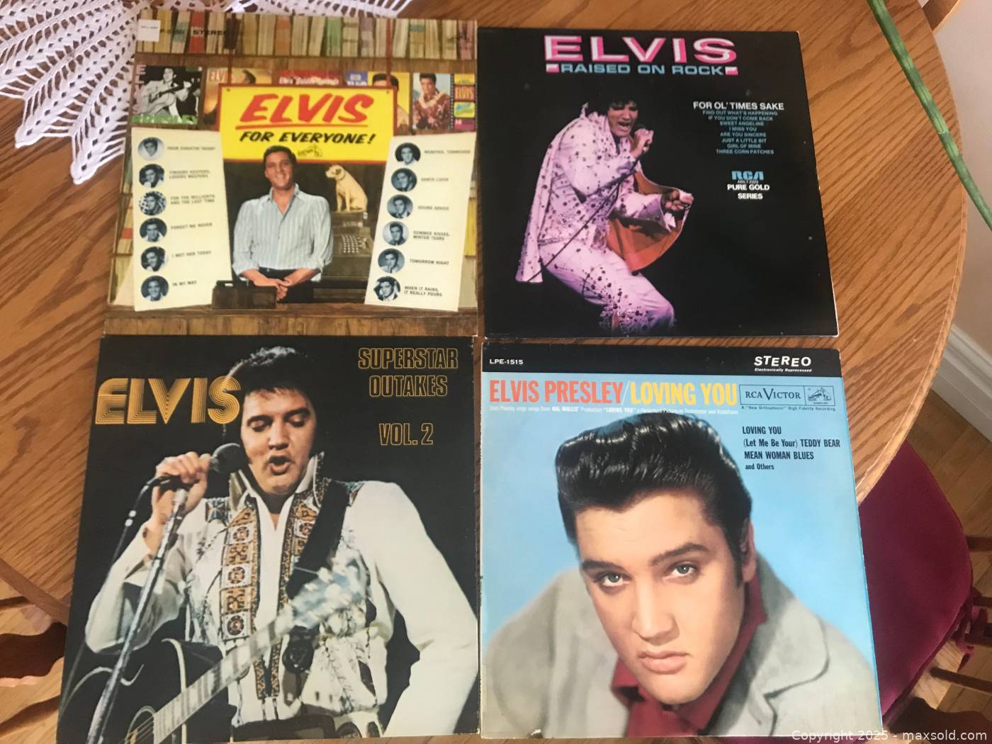 Elvis Presley 12-inch LP Records Lot, 33 1/3 RPM, 4 Albums | Oshawa ...