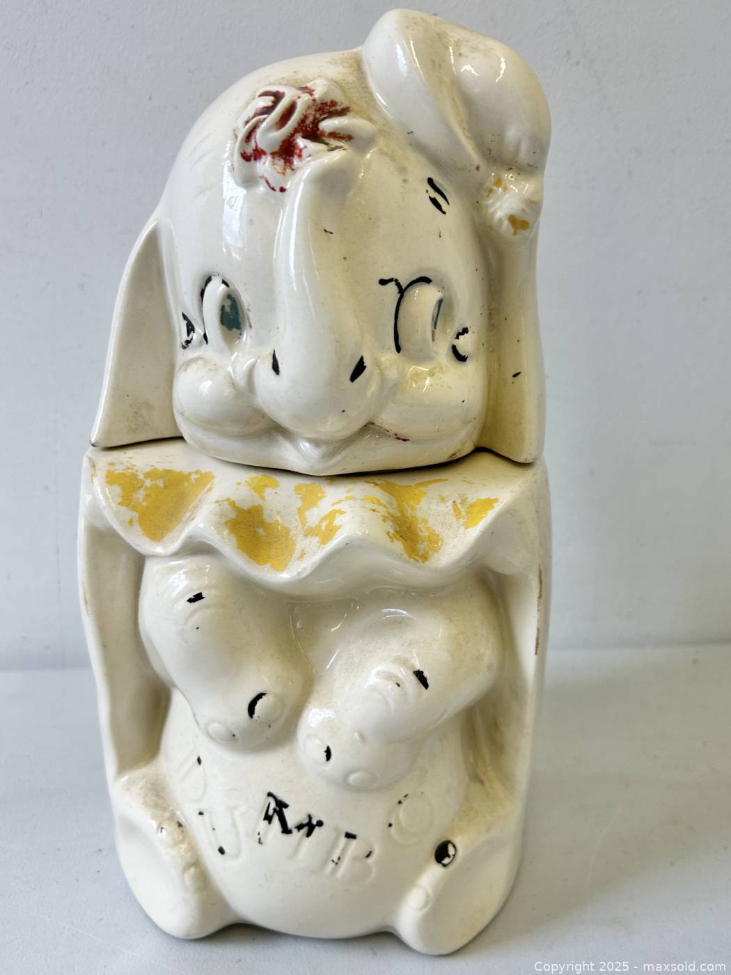 C.1940 Walt Disney Dumbo Pluto Turnabout Cookie Jar 13" Tall | Toronto ...