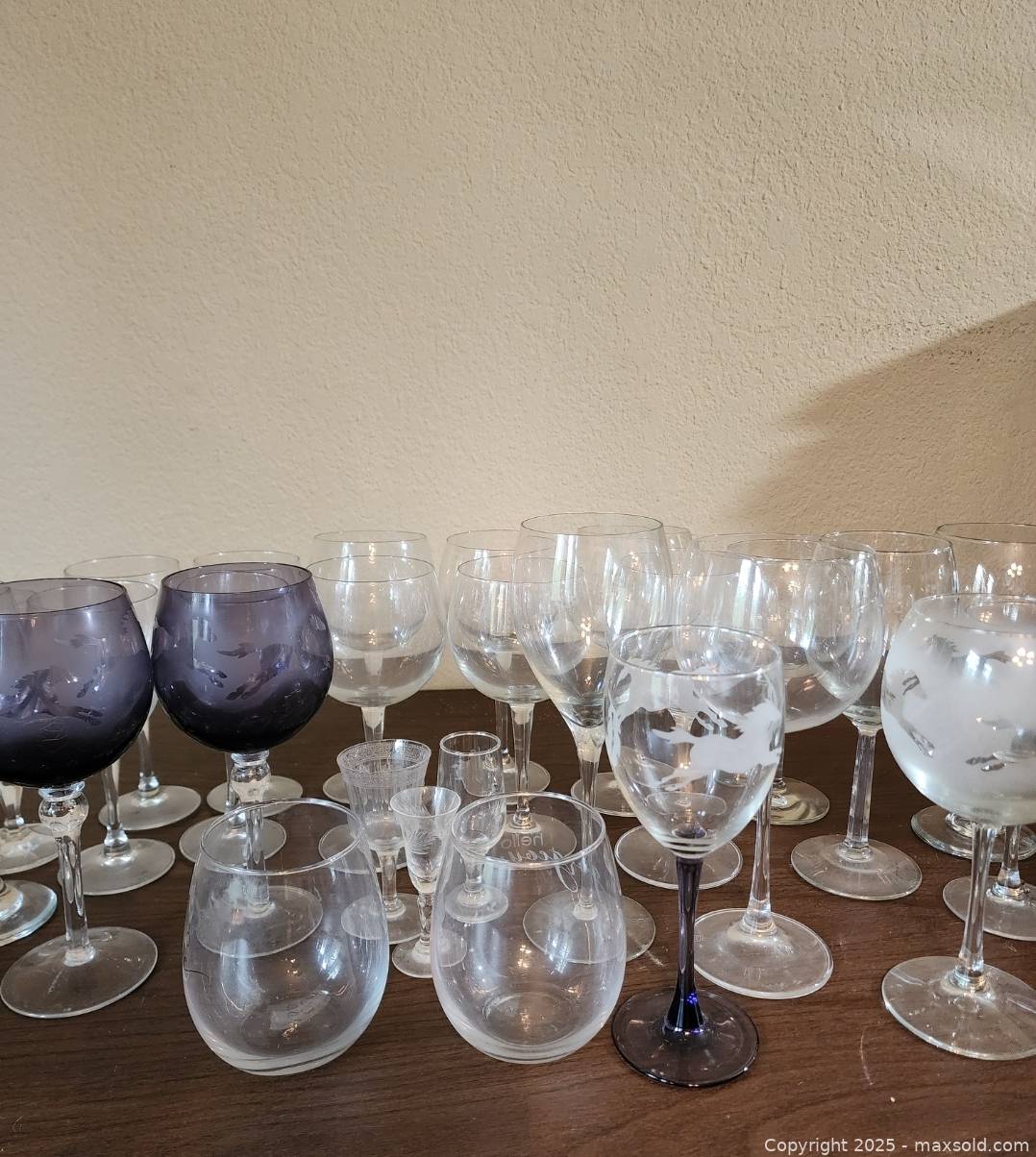 Assorted Stemware Glasses for the Bar. Wine. Cocktails. | Pine ...