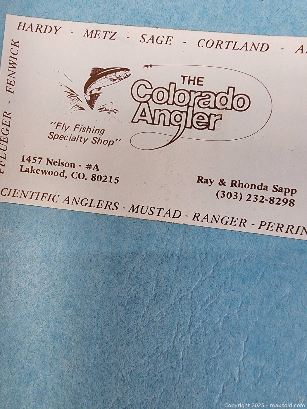 Vintage Fly Tying Supplies. Fly Fishing, Angling | Pine (Colorado, USA ...