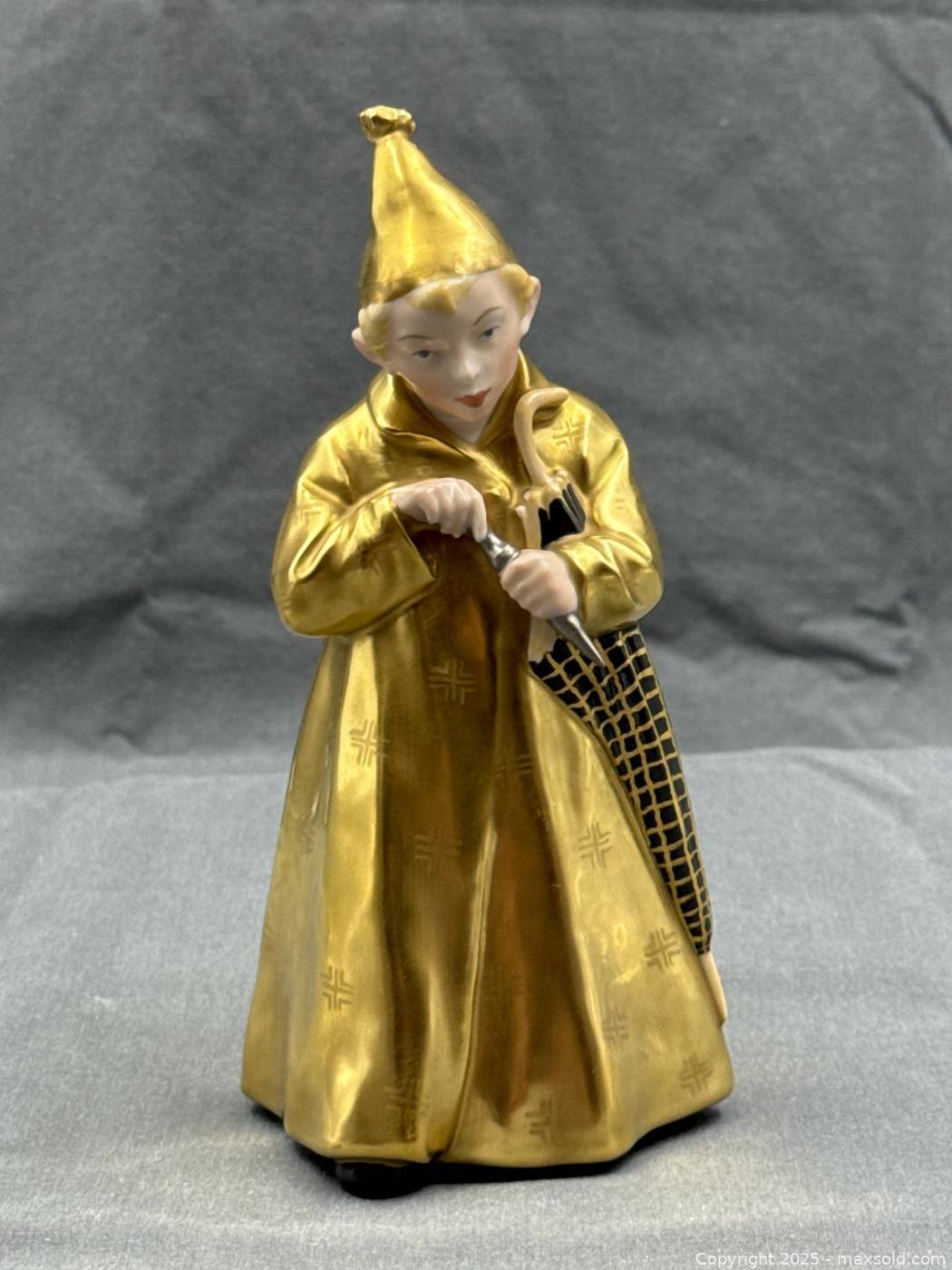 Antique Royal Copenhagen 1145 Gold Plated Sandman Figurine | Toronto ...