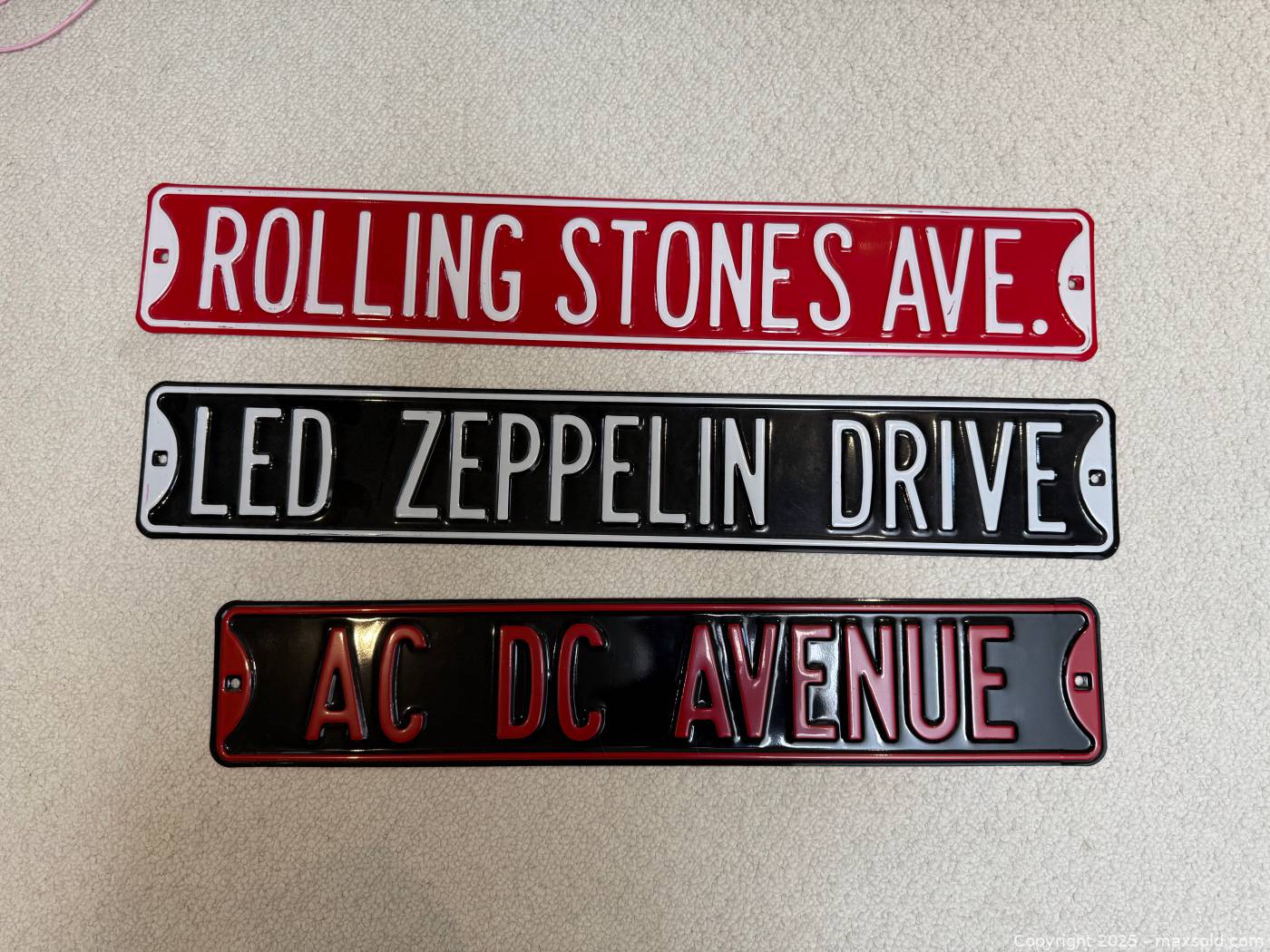 Lot Of 3 Band Street Signs | Vaughan (Ontario, Canada) SELLER MANAGED ...