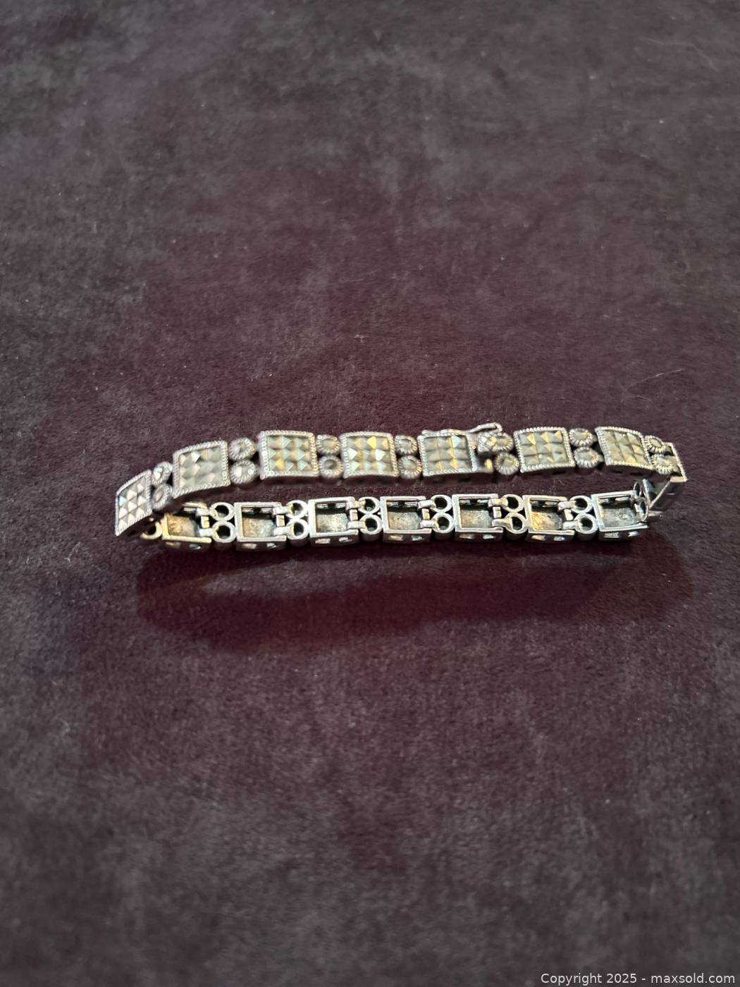 Sterling Silver 925 Bracelet – Pyramid & Rosette Panel Design | Kitchener (Ontario, Canada ...