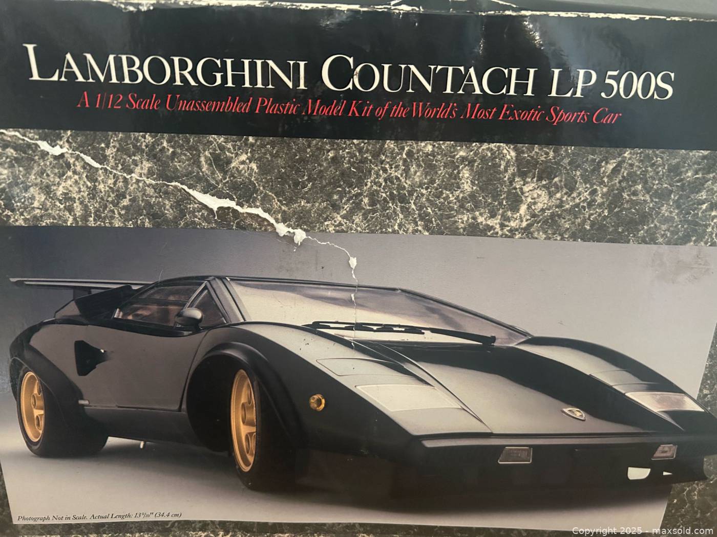 Vintage Lamborghini Countach LP 500S Scale Model – Testors Limited ...