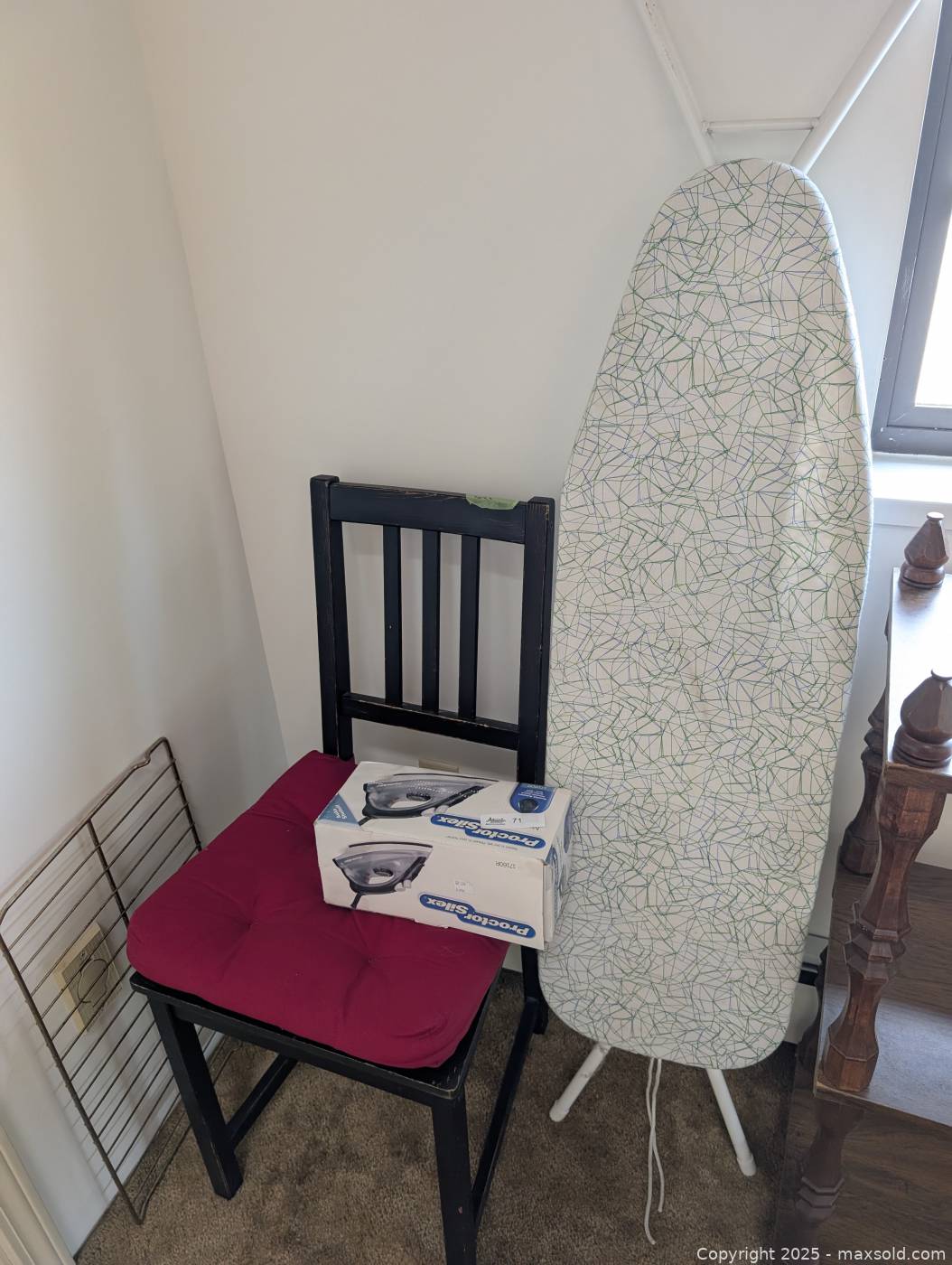 Ironing Board, Iron & Chair | Burnaby (British Columbia, Canada) SELLER ...