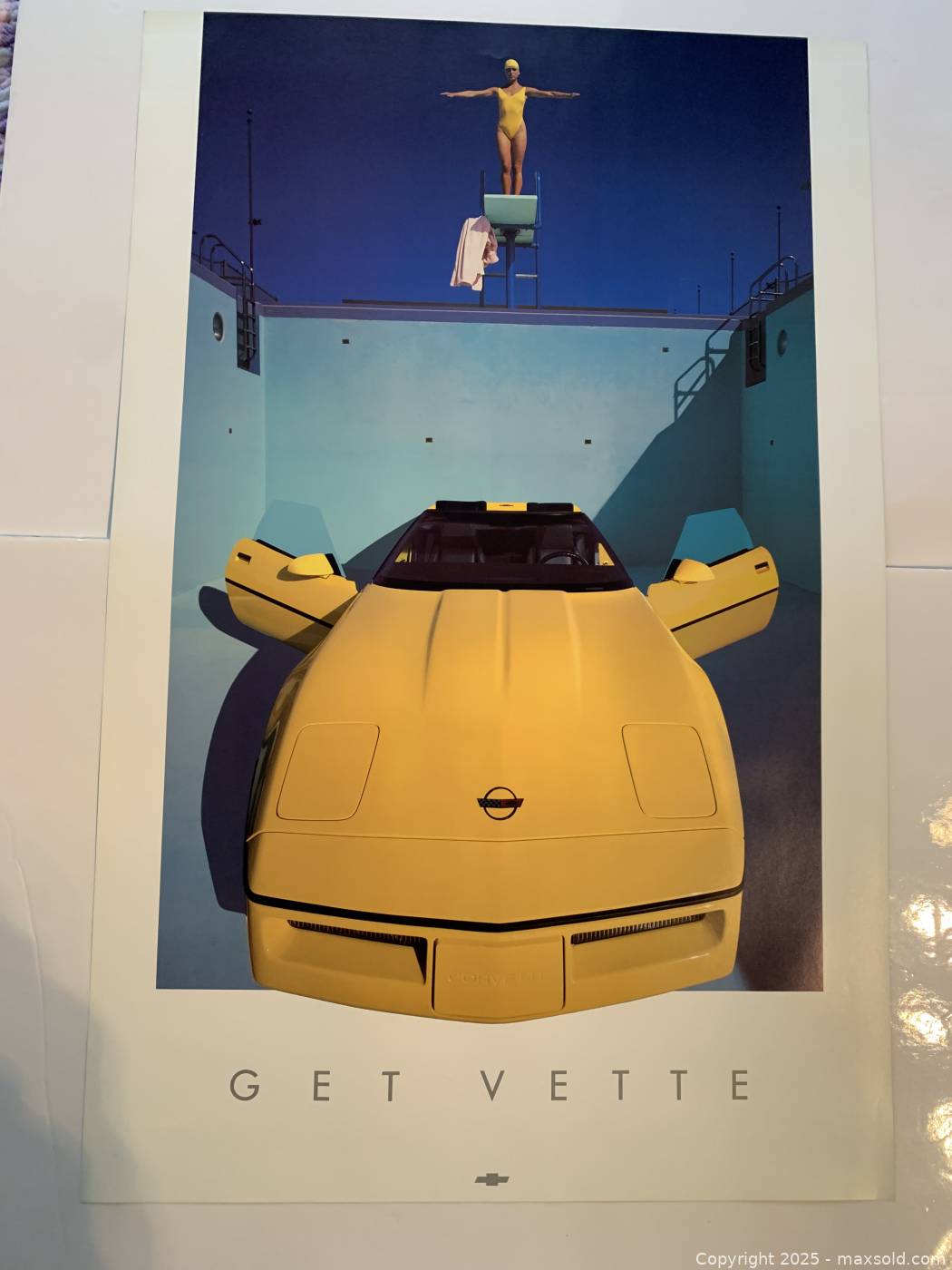 1986 Corvette Poster | Oshawa (Ontario, Canada) SELLER MANAGED Downsizing Online Auction - Third ...