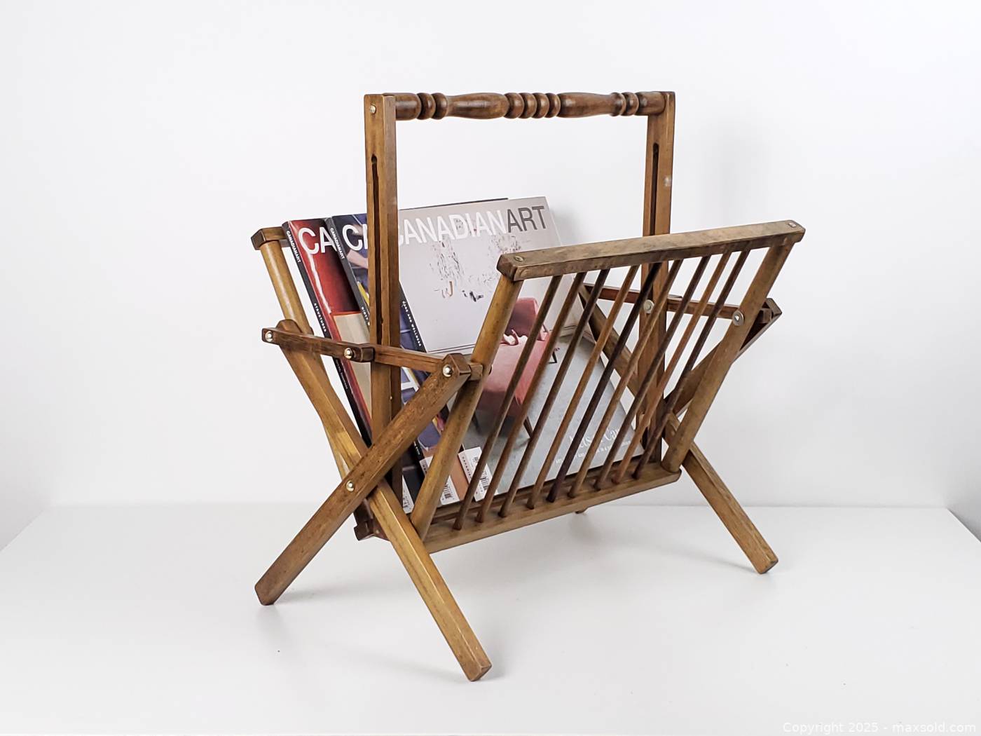 Vintage Wooden Folding Magazine Rack | Toronto (Ontario, Canada) SELLER ...