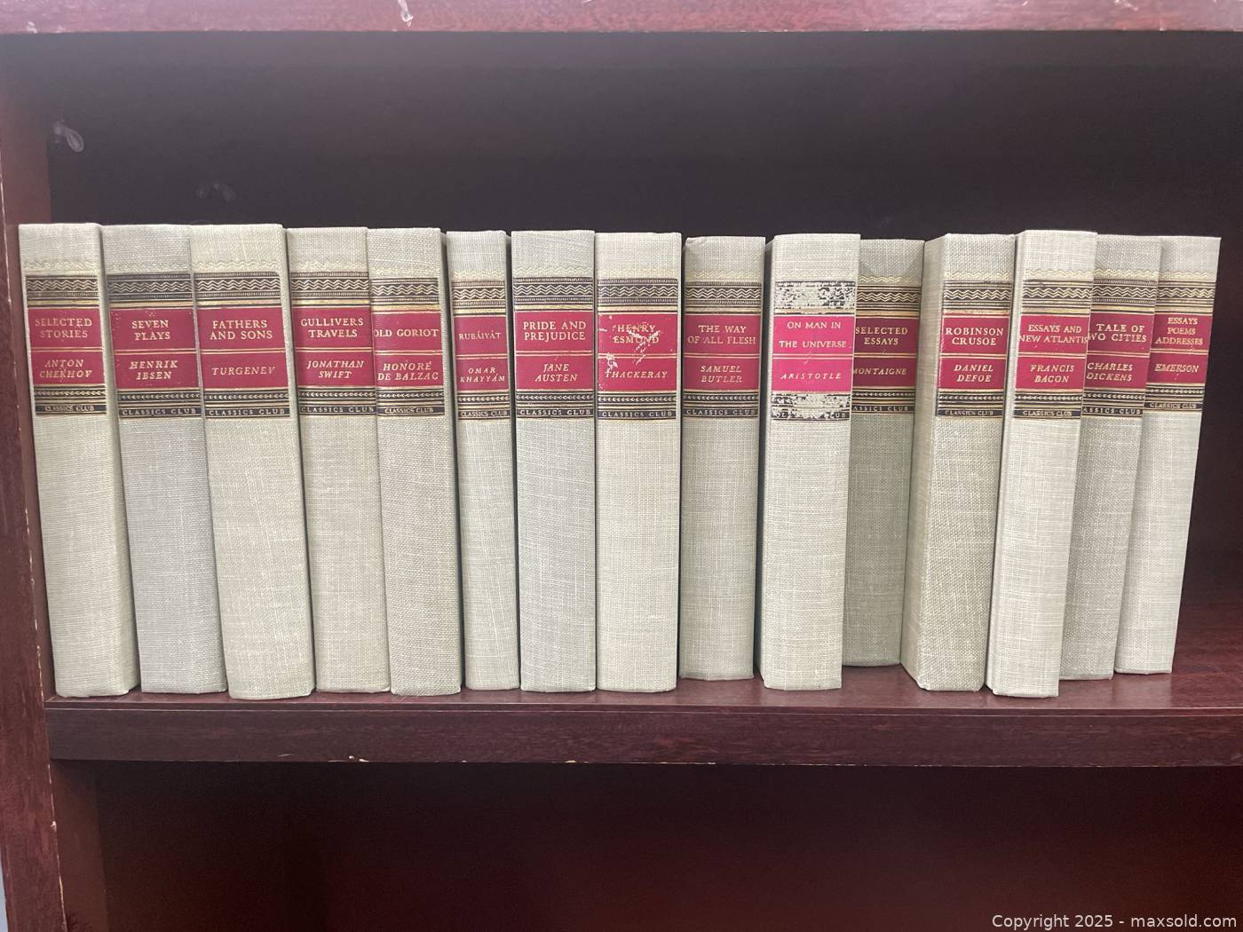 Classics Club 15-Volume Hardcover Set by Walter J. Black | Sheridan ...
