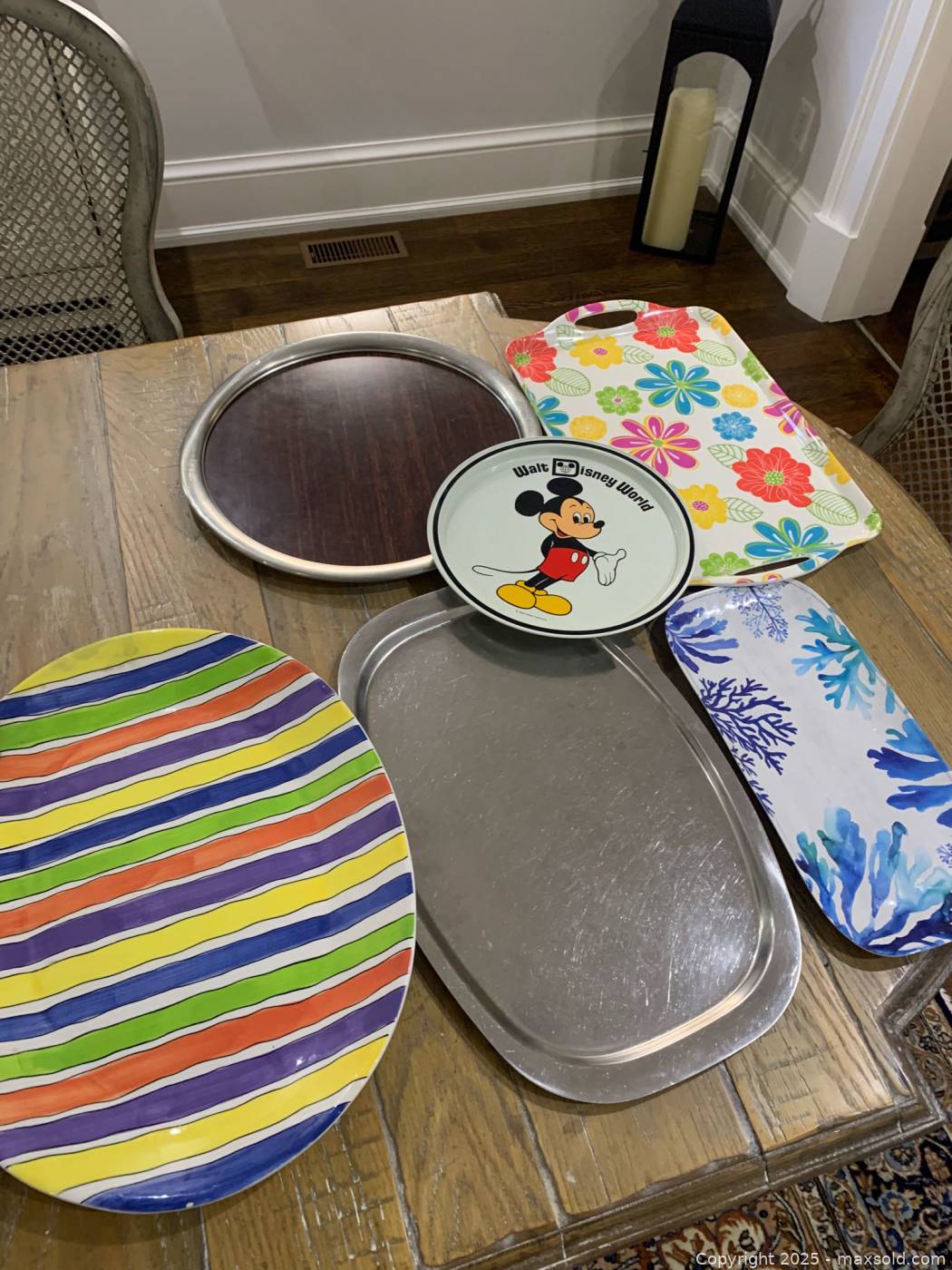 Disney Mickey Assorted Serving Trays/Platters Lot, 6 Pieces | Toronto ...