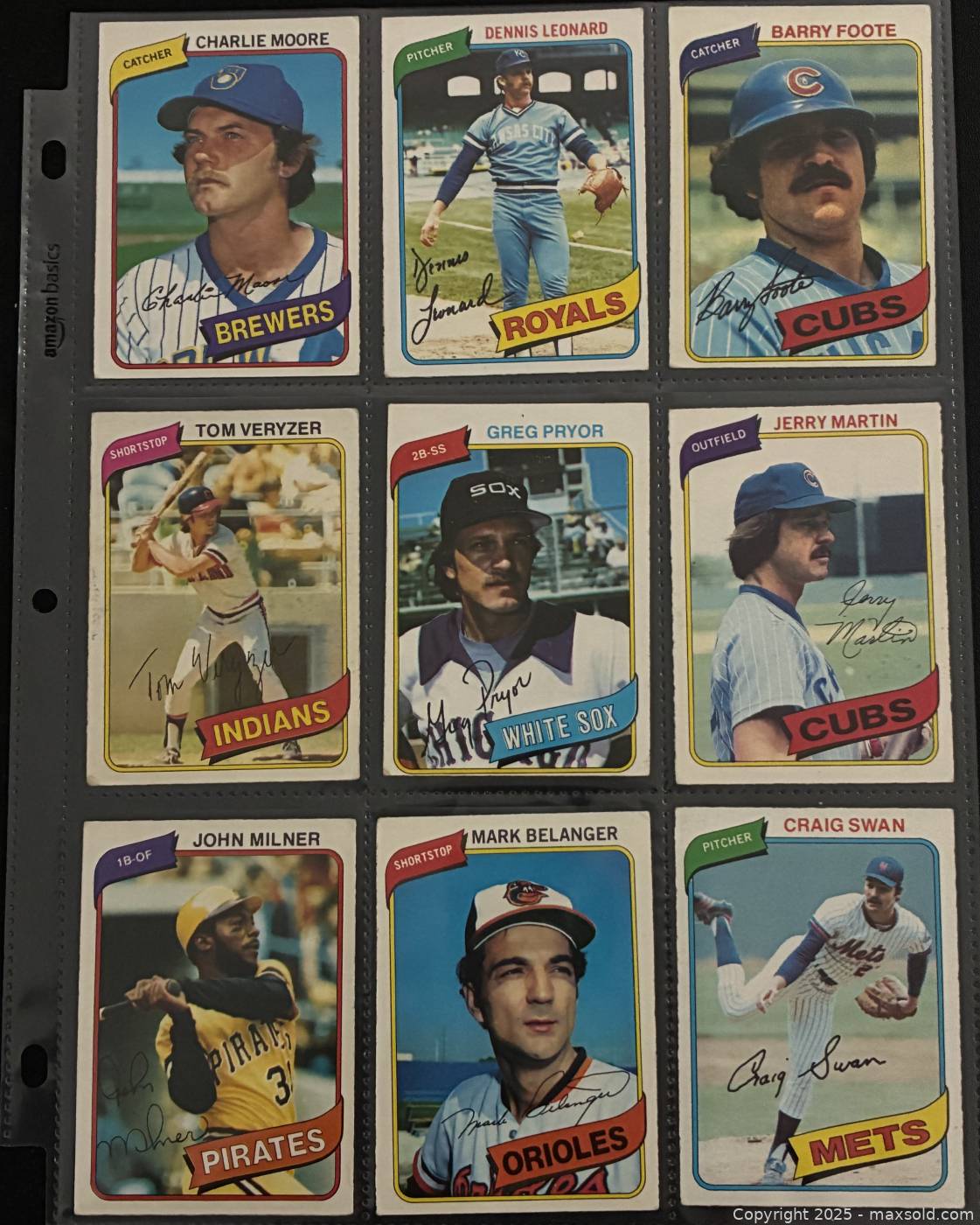 1979 Assort O-Pee-Chee MLB Baseball Players Collectible Trading Cards ...