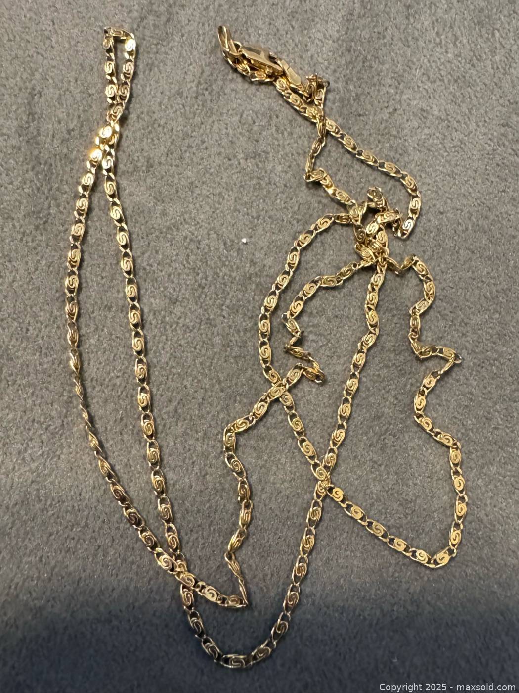 Solid 10K Gold Chain – Italian Design, Excellent Condition | Toronto ...
