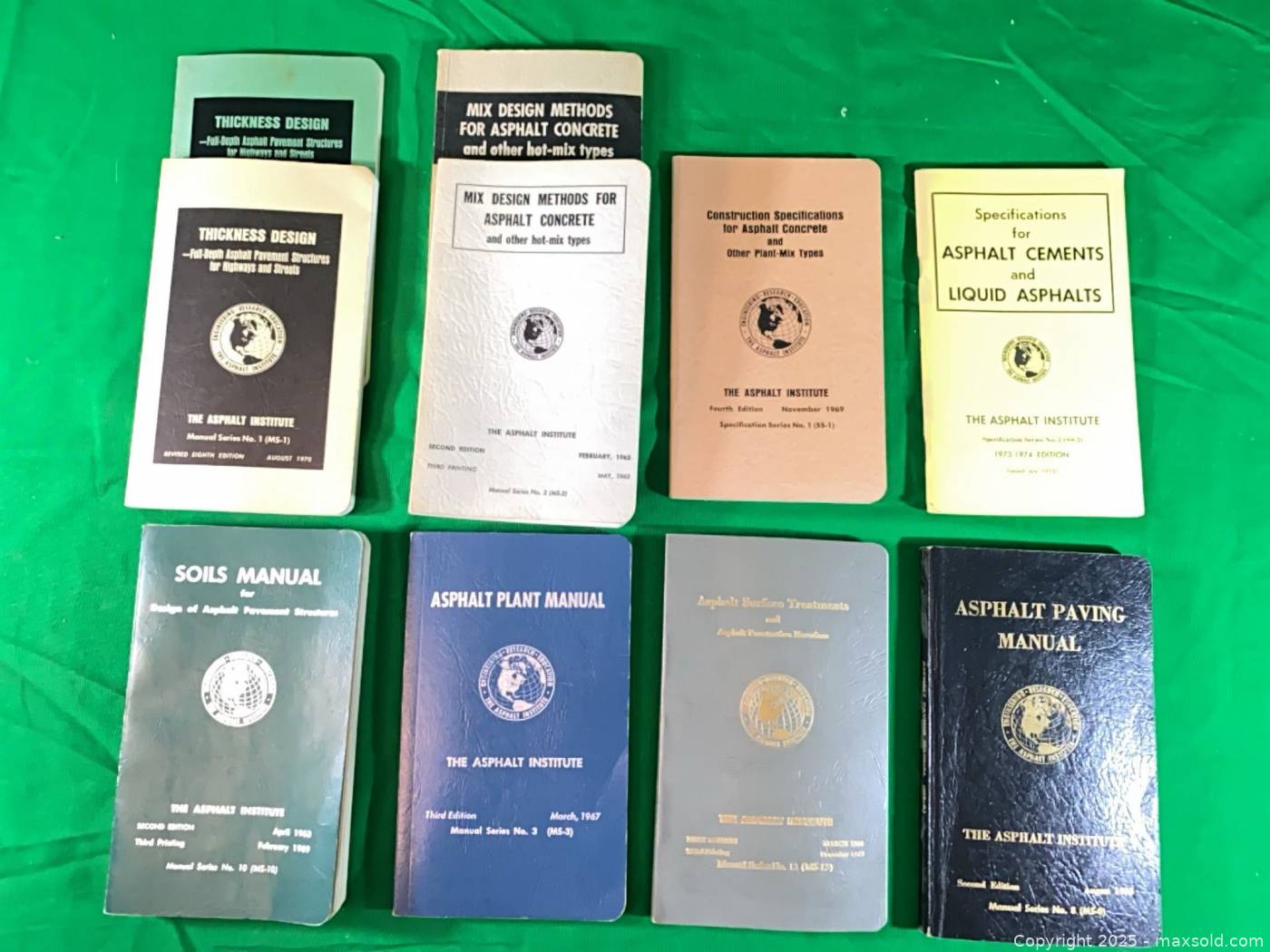 Civil Eng. Books - 8 publications from the Asphalt Institute | Ottawa ...