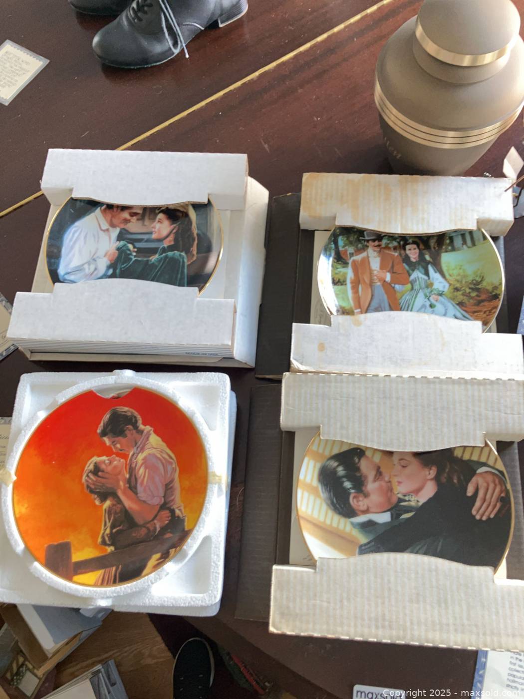 W.S. George Gone With the Wind Collector Plates, Set of 4 | Abington ...