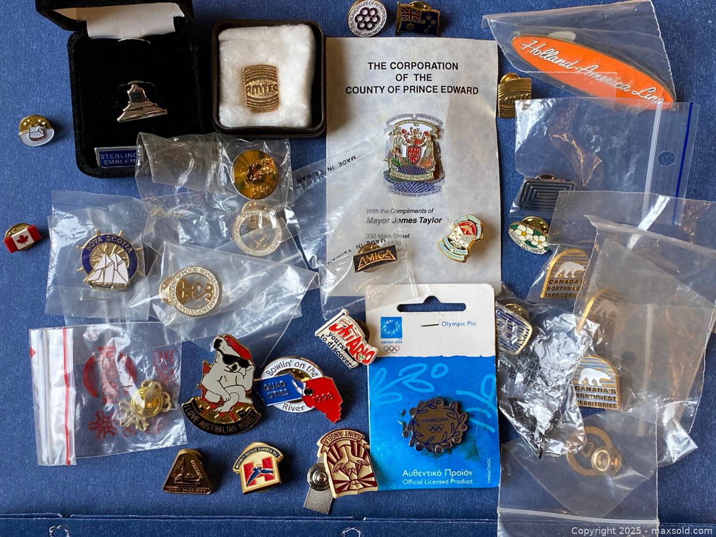 Large Collection of Advertising lapel pins | Kingston (Ontario, Canada ...