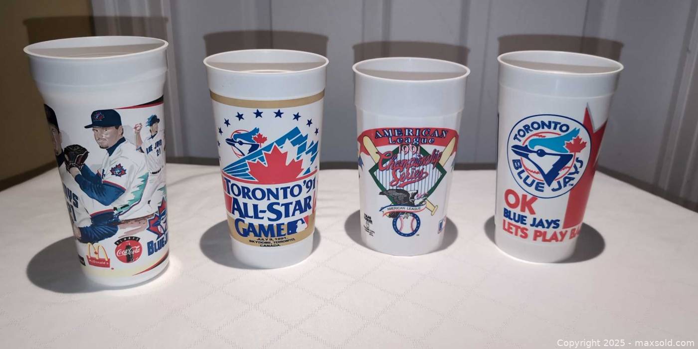 Vintage MLB Toronto Blue Jays baseball Collectible Plastic beverage ...