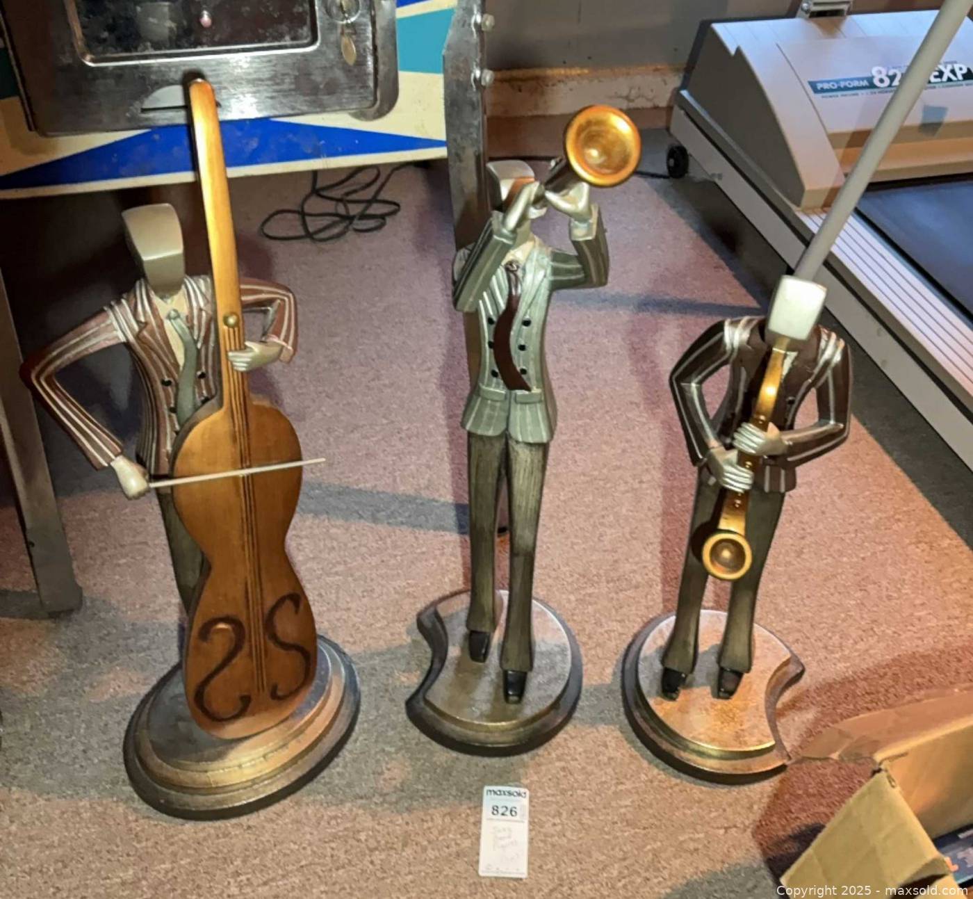 Set of 3 Abstract Jazz Musician Figurines A | Ashland (Massachusetts ...