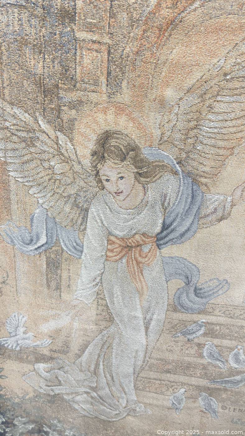 Angel of Light tapestry throw blanket by artist Lena Liu | Markham ...