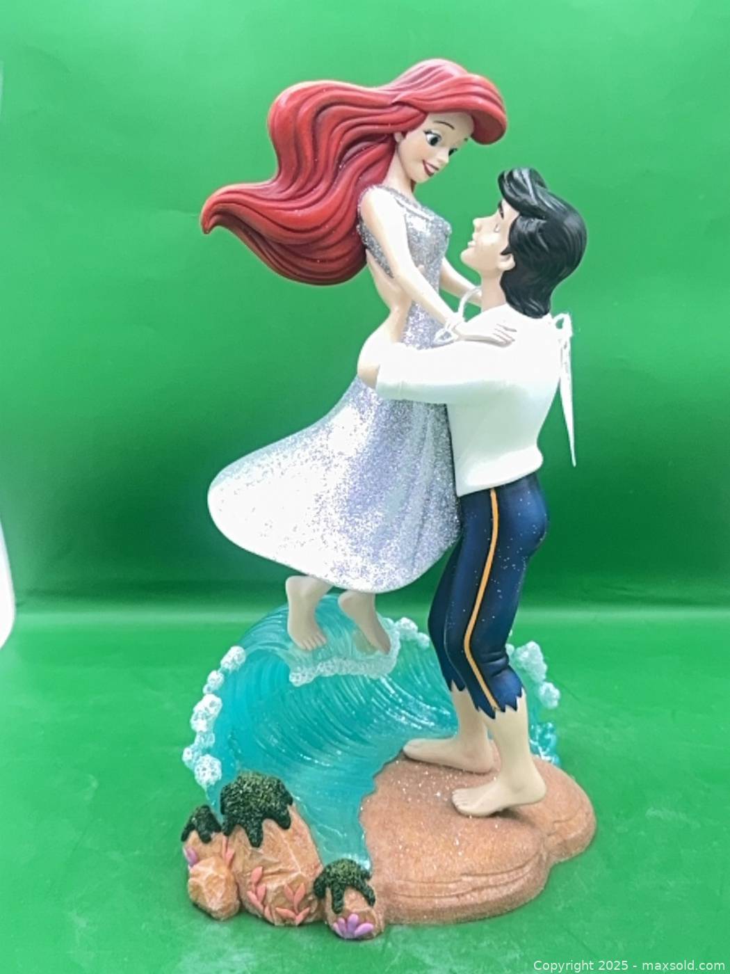 Enesco Disney Little Mermaid Ariel & Prince Eric Resin Figurine 6013289 ...