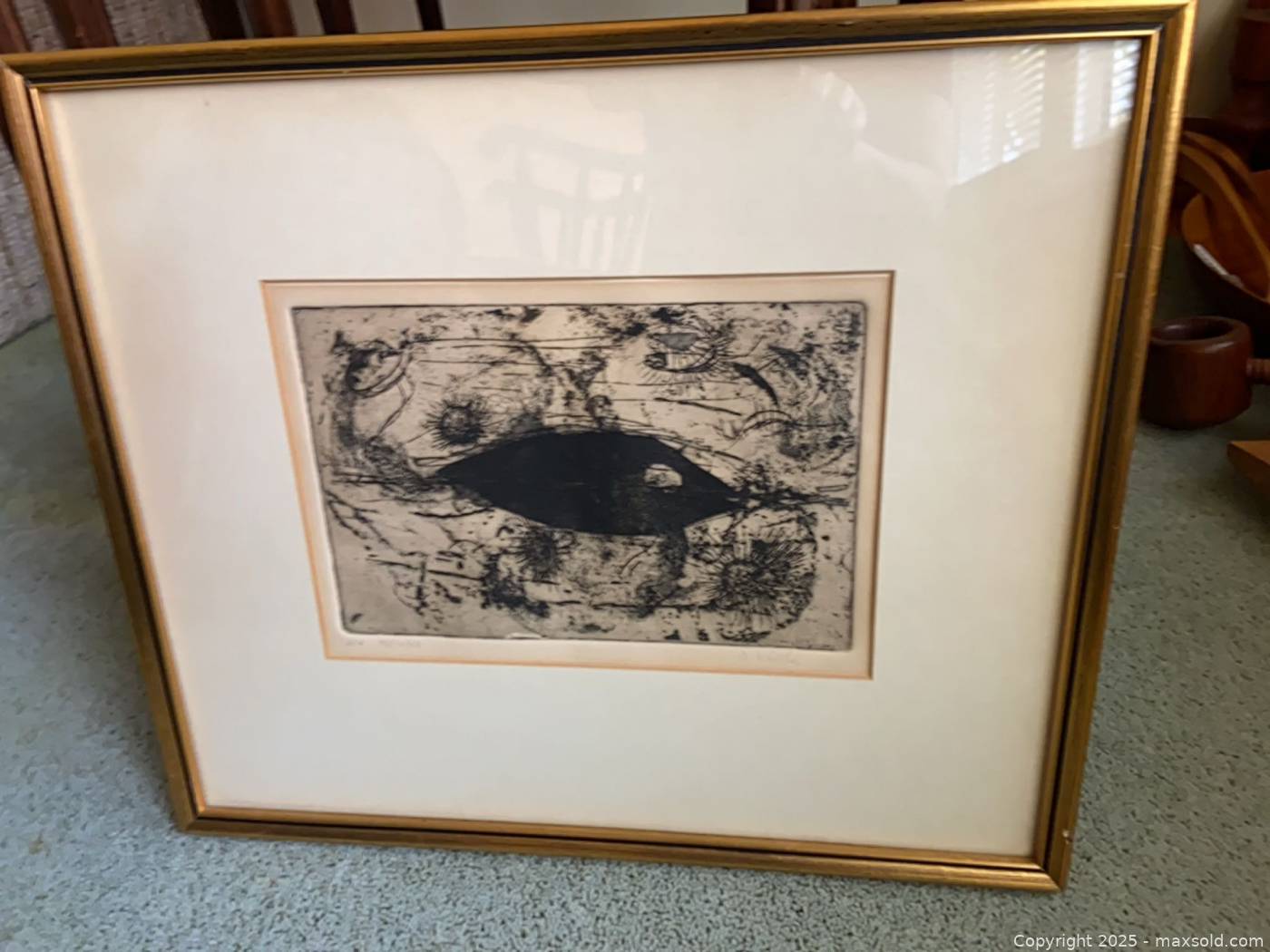 1968 Intaglio Print, Signed, Numbered 2/4 — Whittle | Kingston (Ontario ...