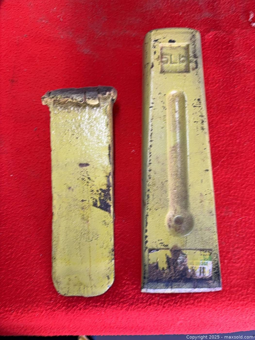 Metal Pry Wedge Pair, Yellow Painted | League City (Texas, USA) SELLER ...