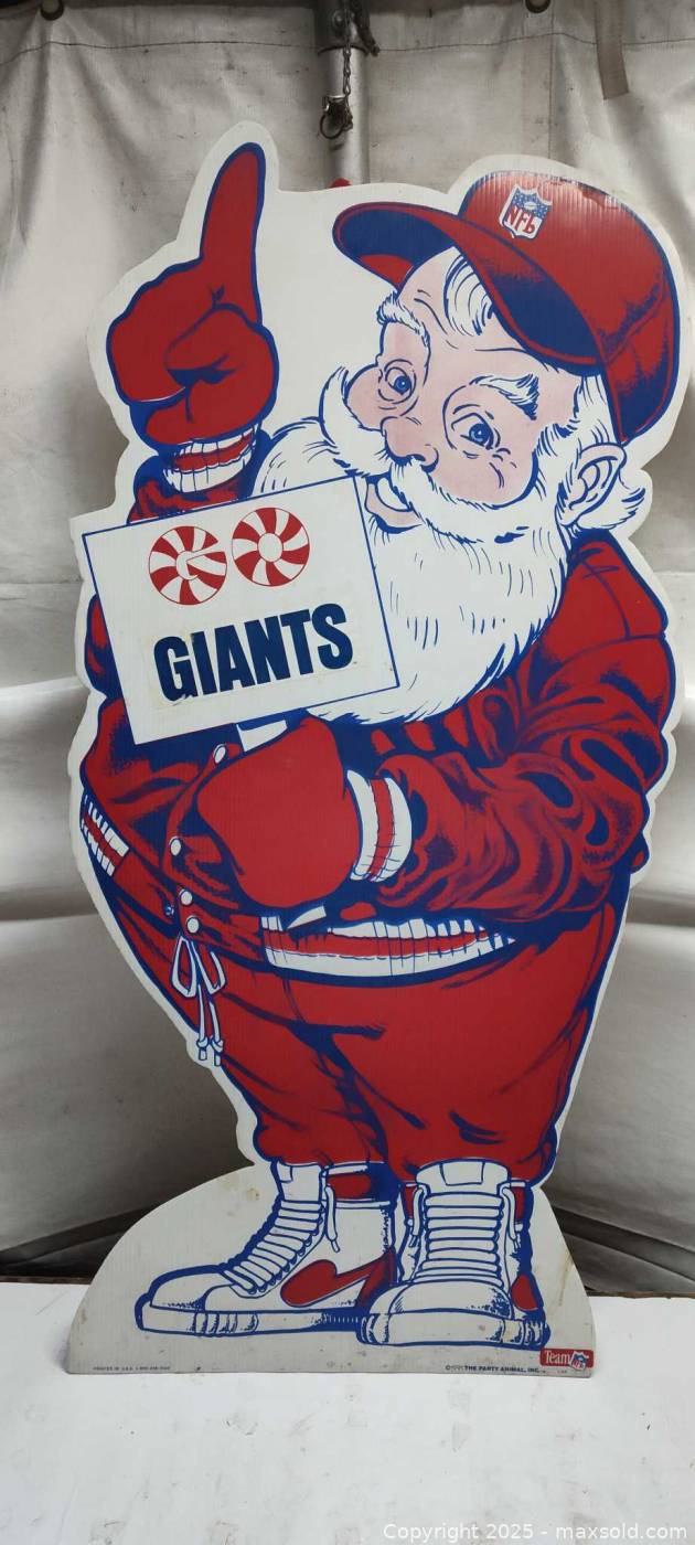 48" 1991 the party animal inc. team NFL plastic corrugated character ...
