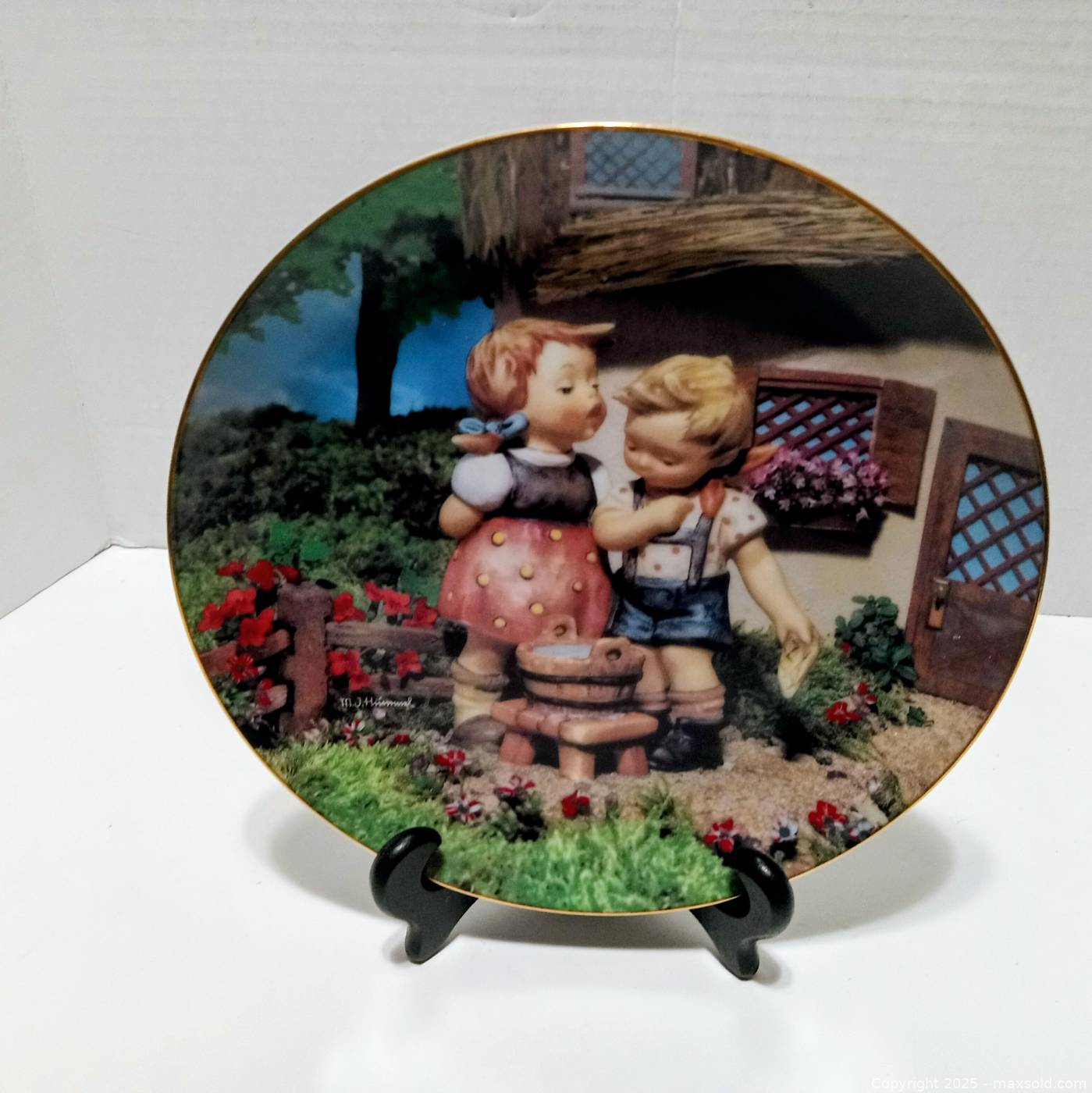 Porcelain Hummel Plate "Squeaky Clean" | Lakeland (Florida, USA) SELLER ...