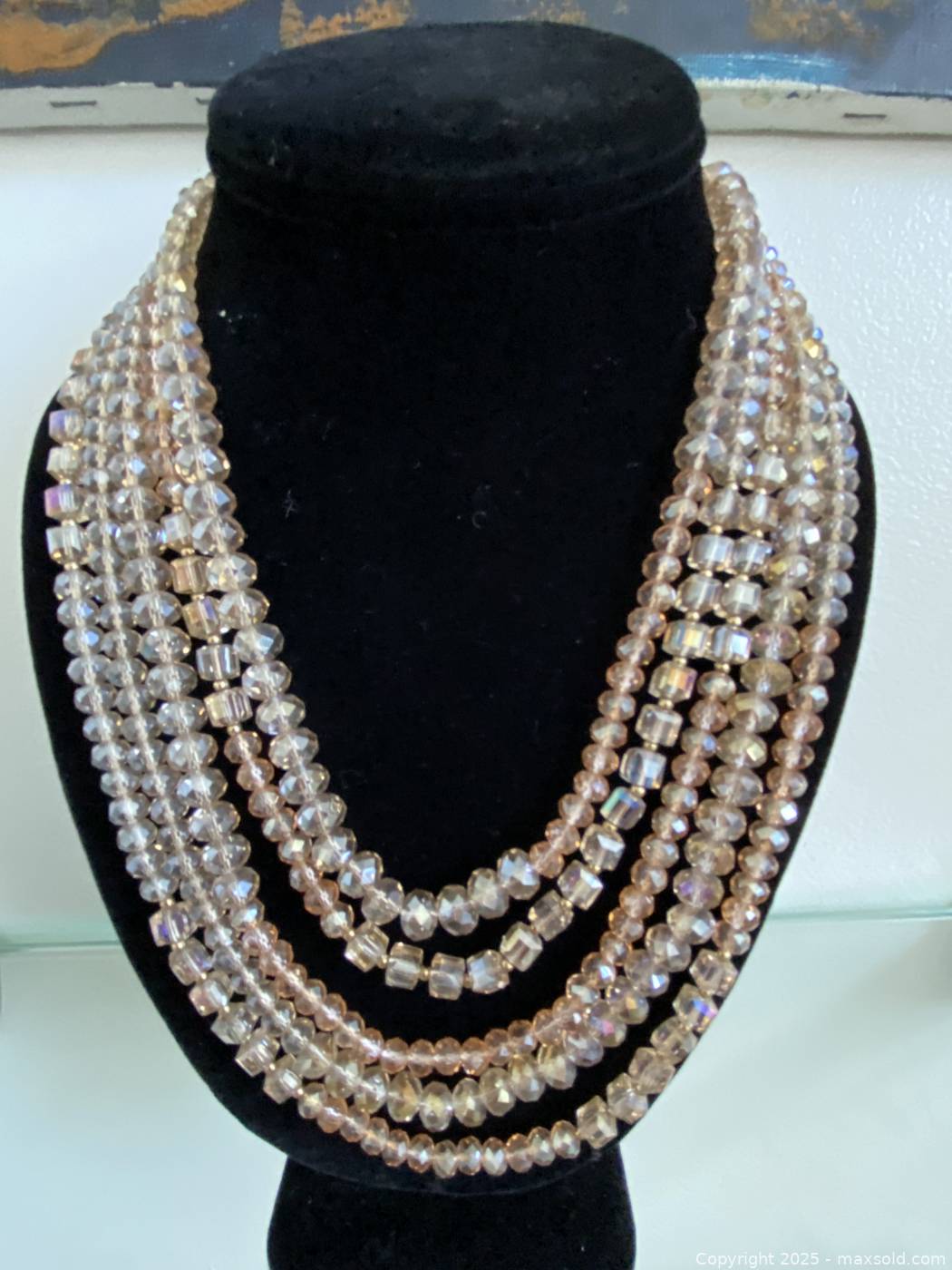 Iridescent 5 Strand Necklace | Toronto (Ontario, Canada) SELLER MANAGED ...
