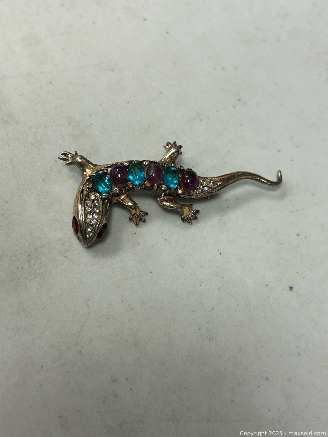 Vtg Sterling Silver Lizard Brooch Pegasus CORO CRAFT | Brampton ...