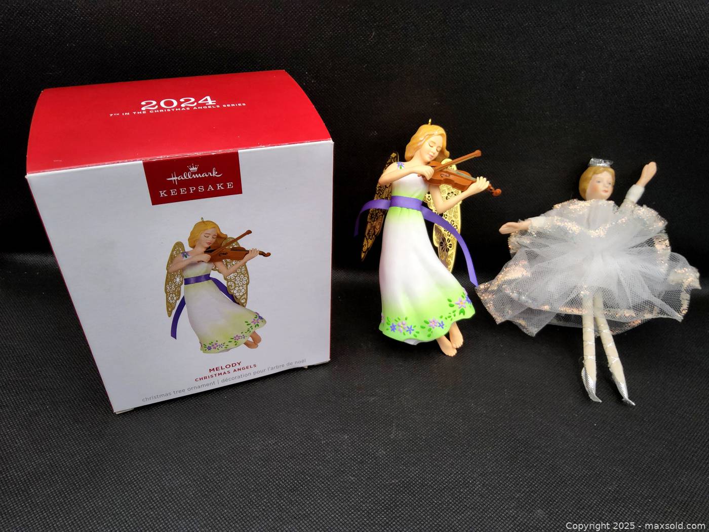 2024 Hallmark Angels Series MELODY & Porcelain Ballerina Christmas Tree ...