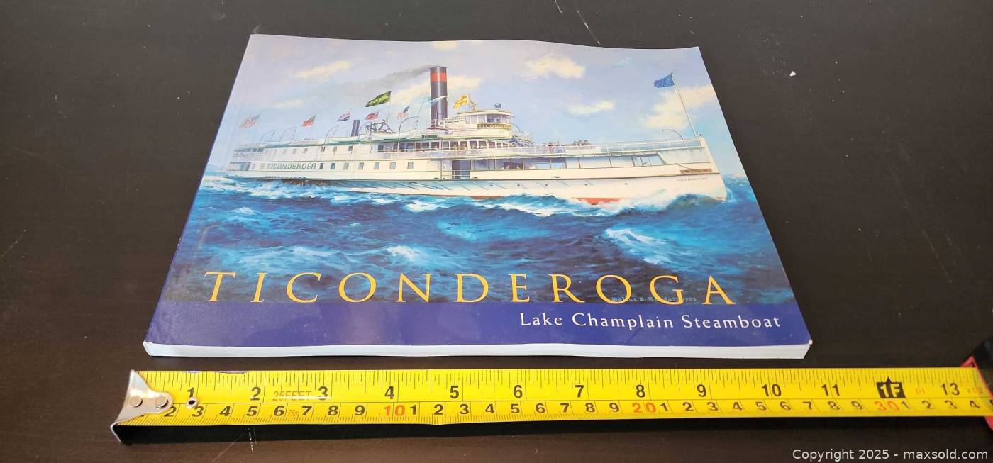 Ticonderoga Lake Champlain Steamboat book | Elgin (Ontario, Canada ...