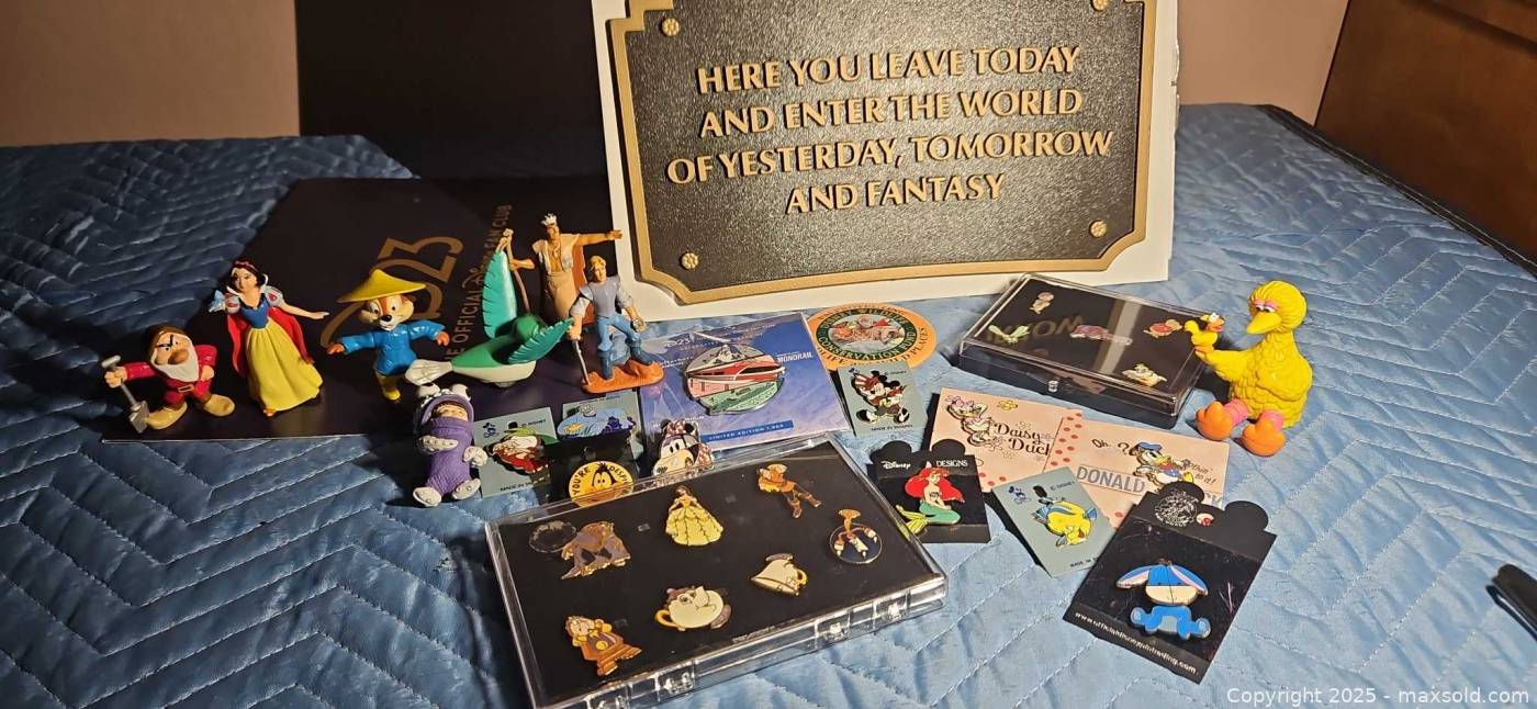 Disney Plaque and Pins | Santa Clara (California, USA) SELLER MANAGED ...