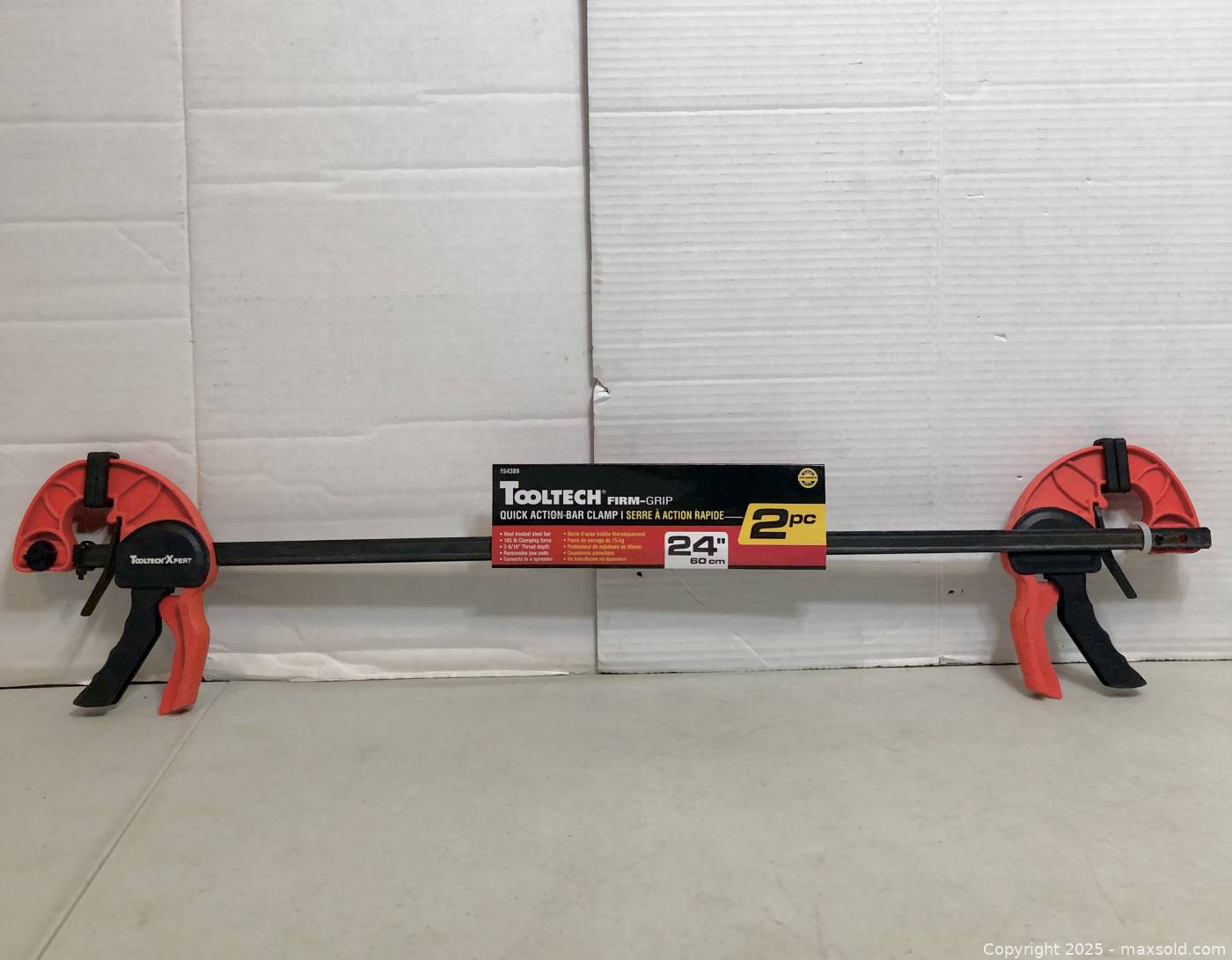 2 Pc 24” Tooltech Firm-Grip Quick Action Bar Clamps | Brampton (Ontario ...
