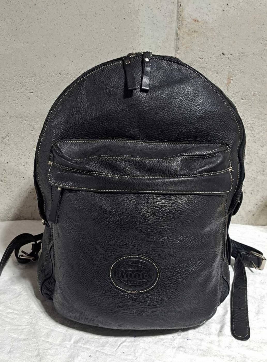 Vintage Roots Canada Large Leather Backpack | Markham (Ontario, Canada ...