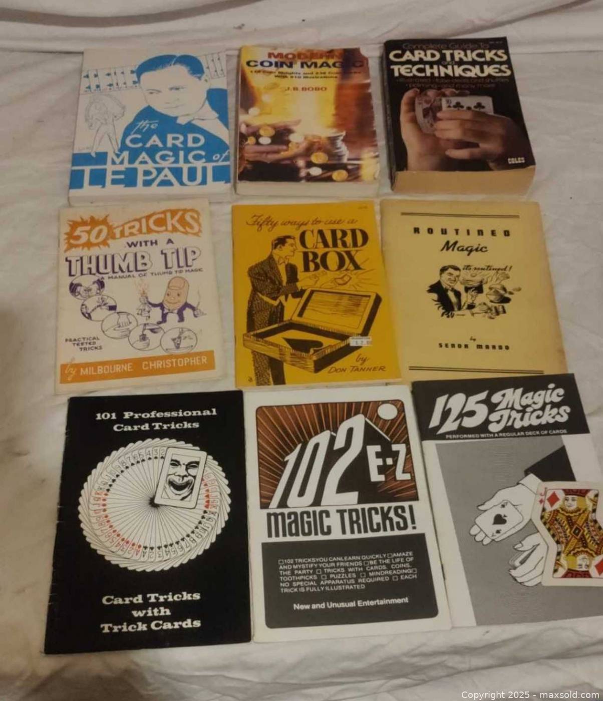 Lot of 9 Magic Trick Booklets (Card & Coin Tricks) | Toronto (Ontario ...