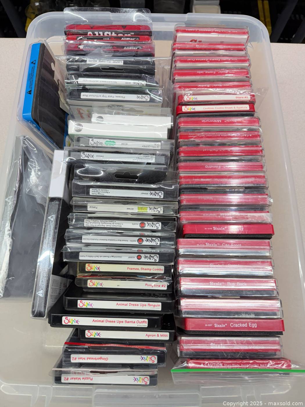 Sizzix Die Lot with Storage Box — Assorted Die Designs | Warwick (Rhode ...