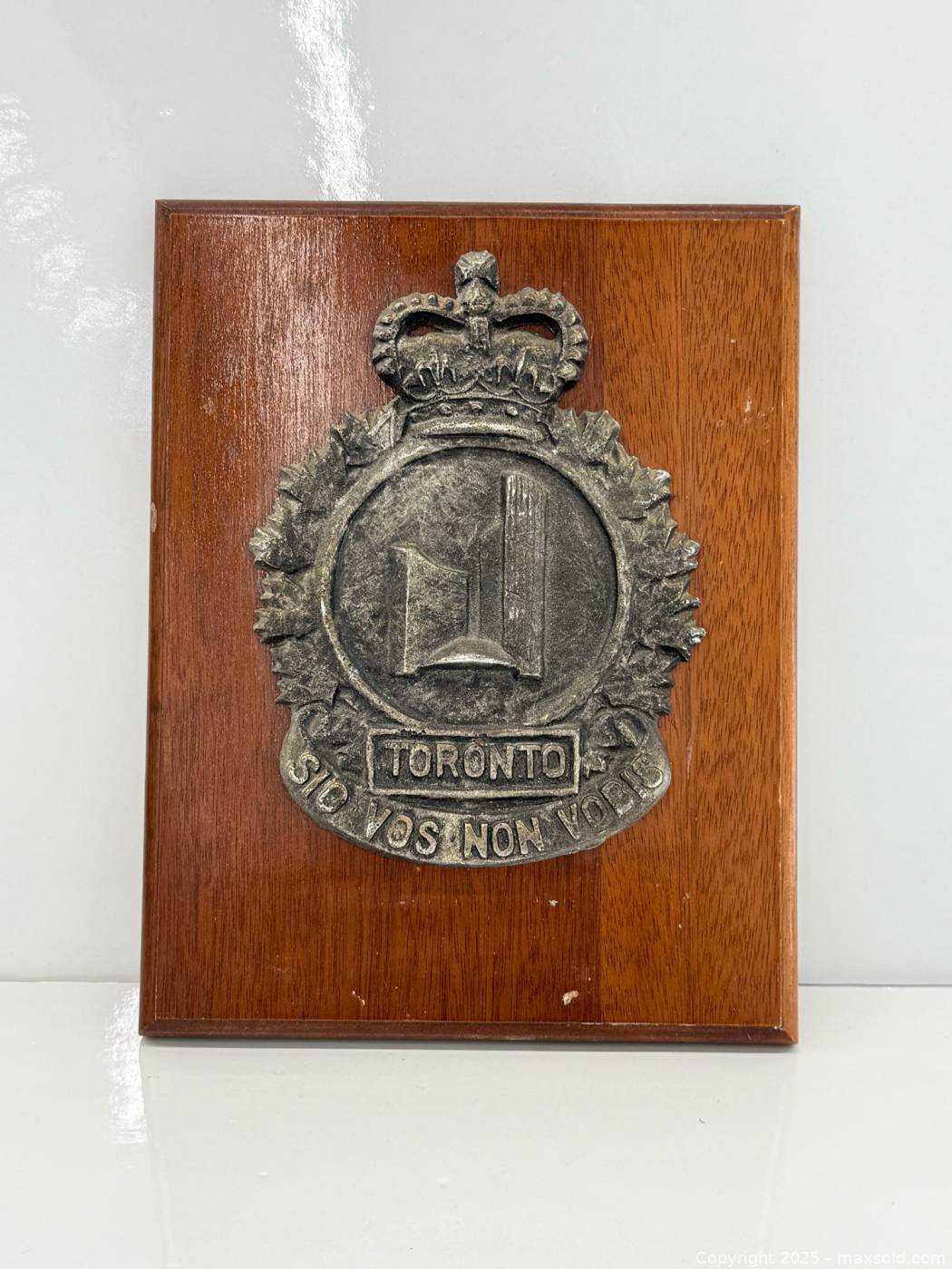 Vintage CAF Toronto Scottish Regiment Plaque | Toronto (Ontario, Canada ...