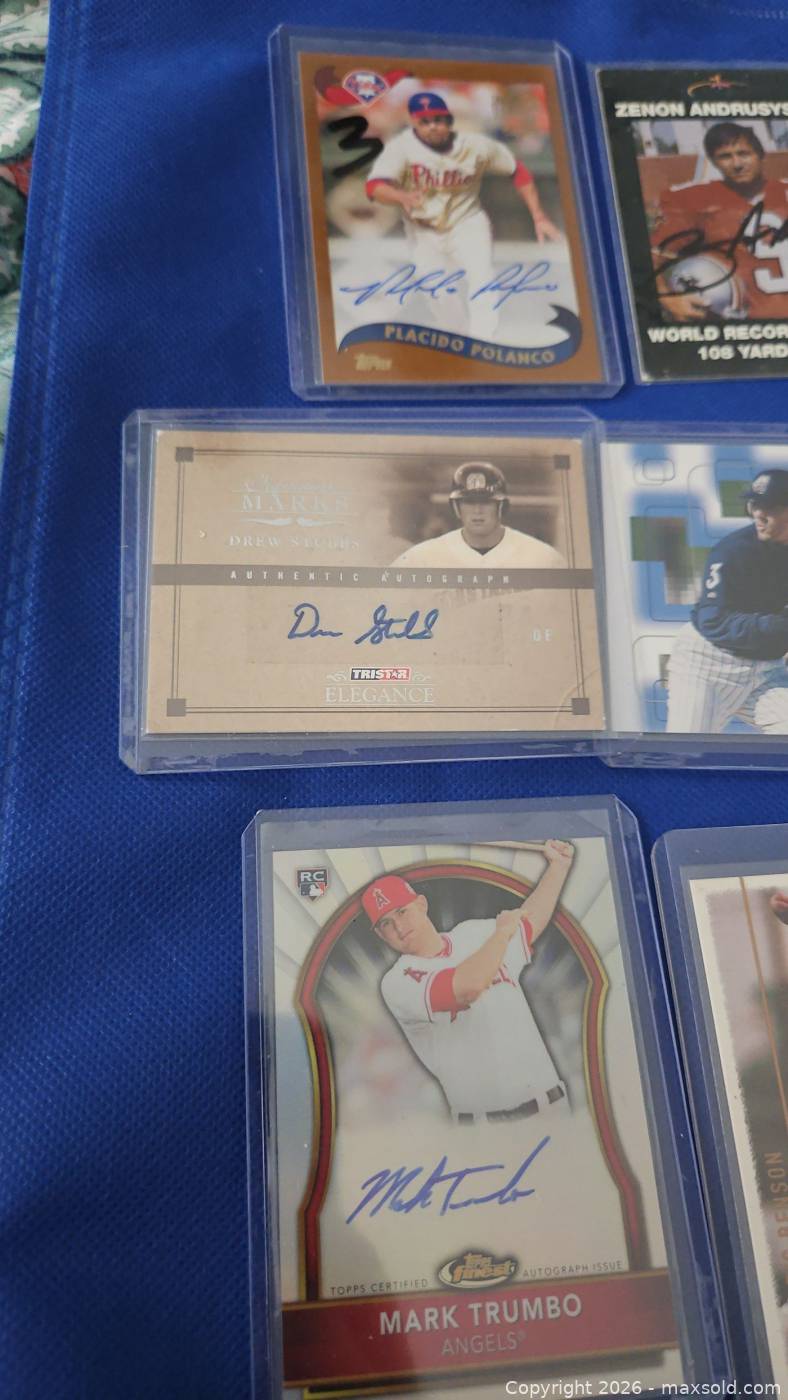 Lot Of Assorted Auto Sports Cards | Maxsold