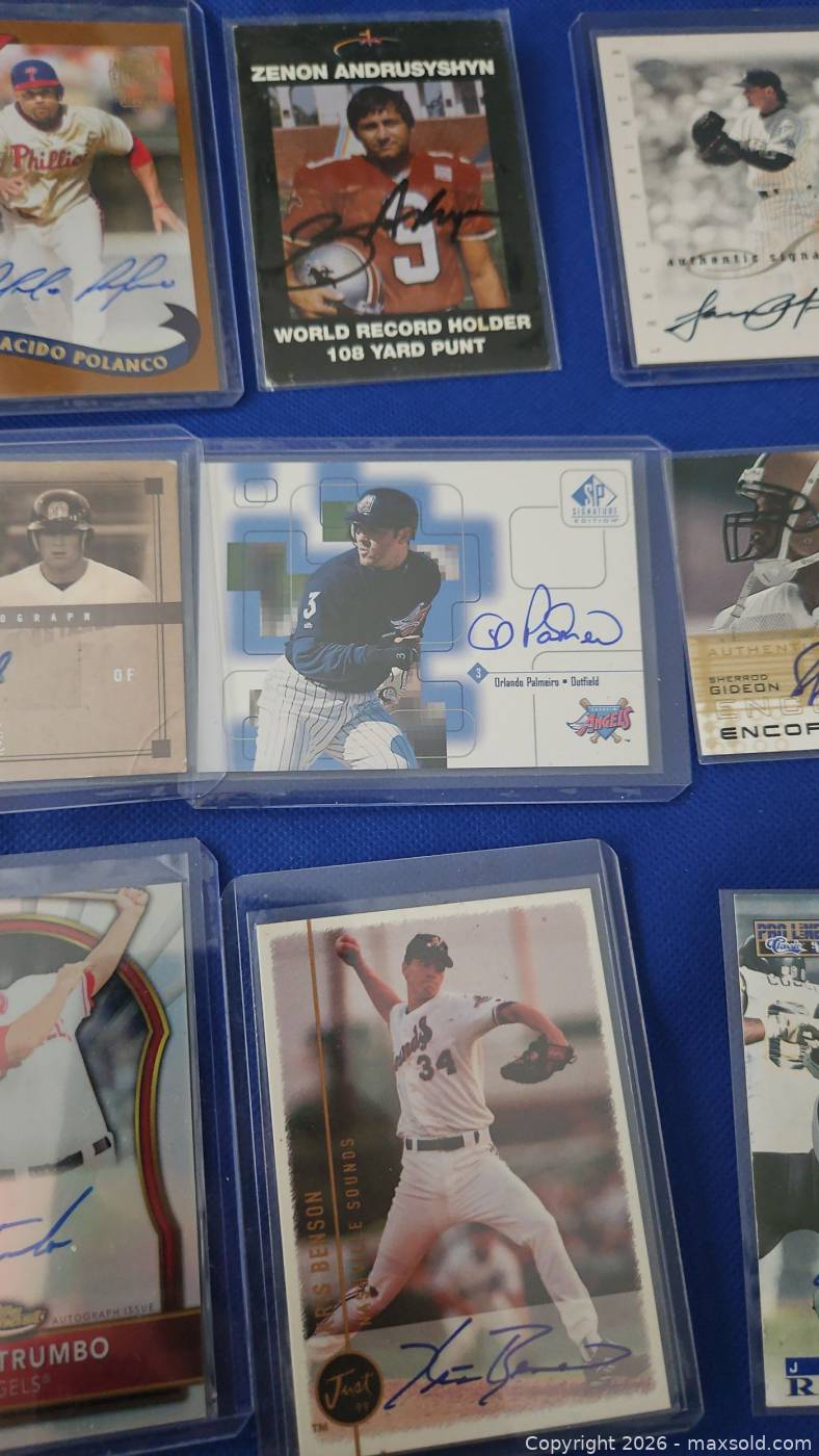 Lot Of Assorted Auto Sports Cards | Maxsold