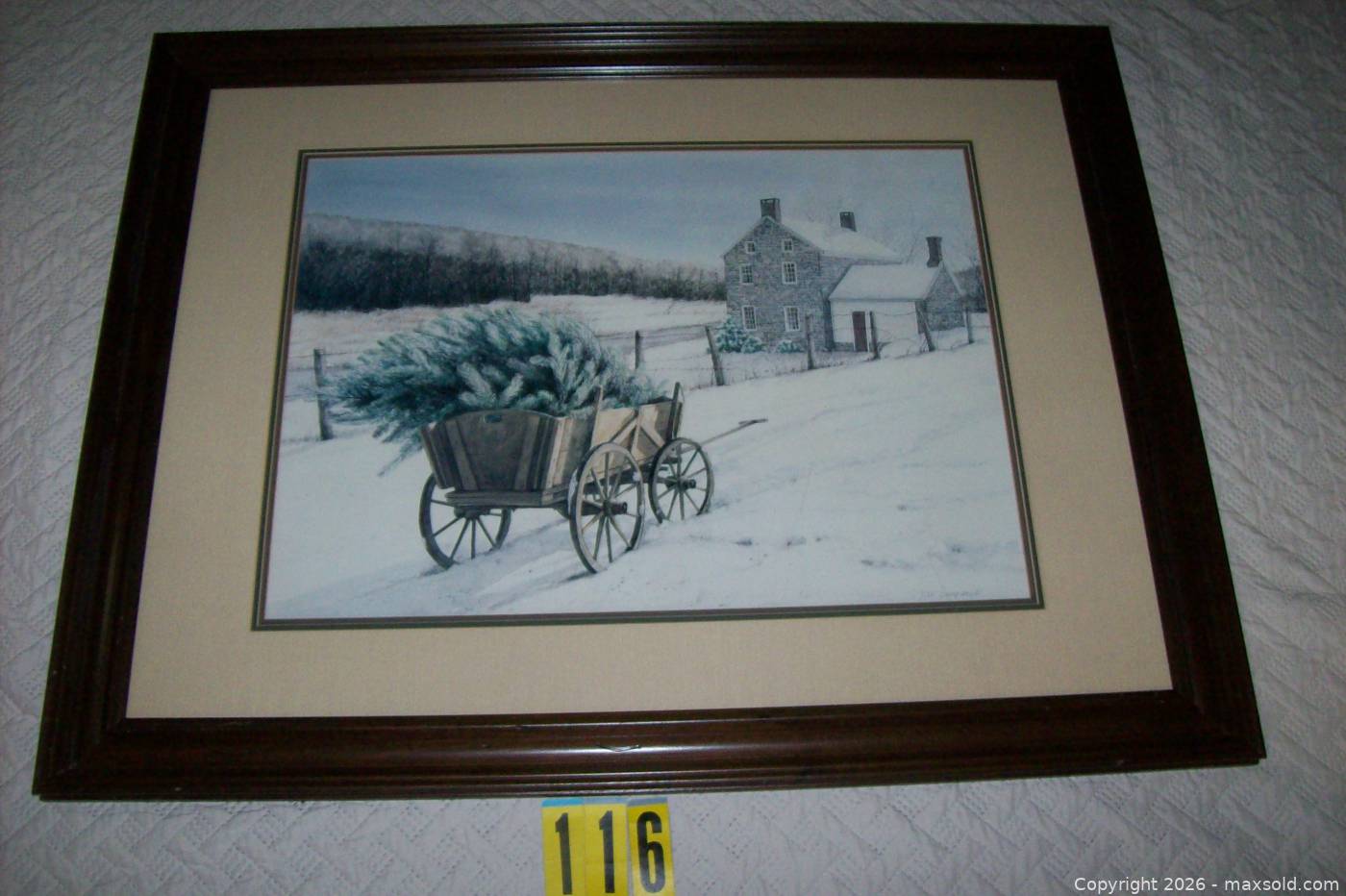 Framed Art - WInter Scene - Artist Dan Campanelli - Large | Maxsold
