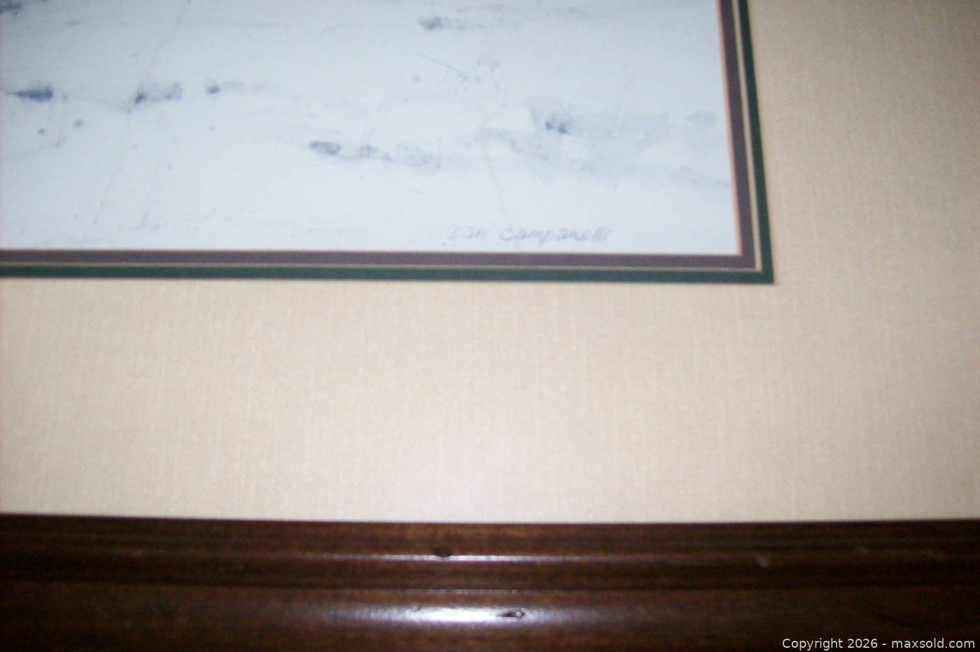 Framed Art - WInter Scene - Artist Dan Campanelli - Large | Maxsold