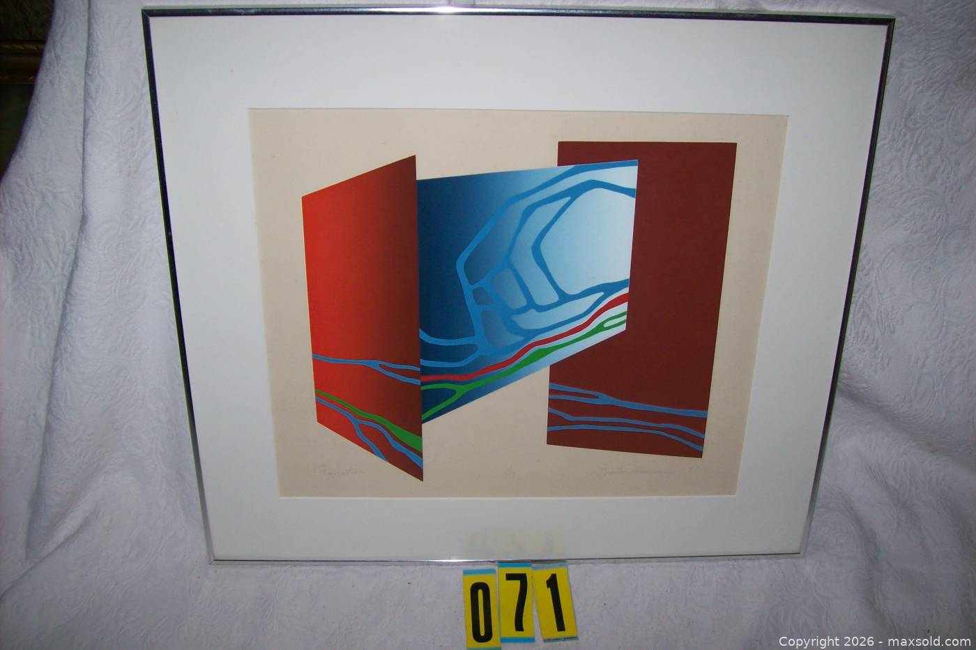 Framed Art Abstract - Loretta Murawski "Refraction" | Maxsold