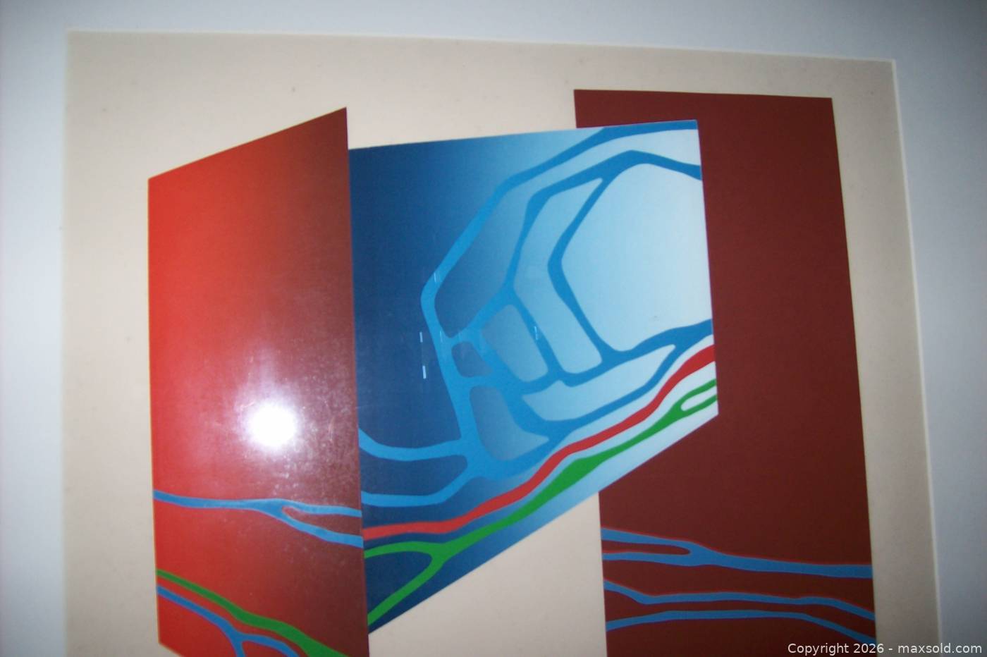 Framed Art Abstract - Loretta Murawski "Refraction" | Maxsold
