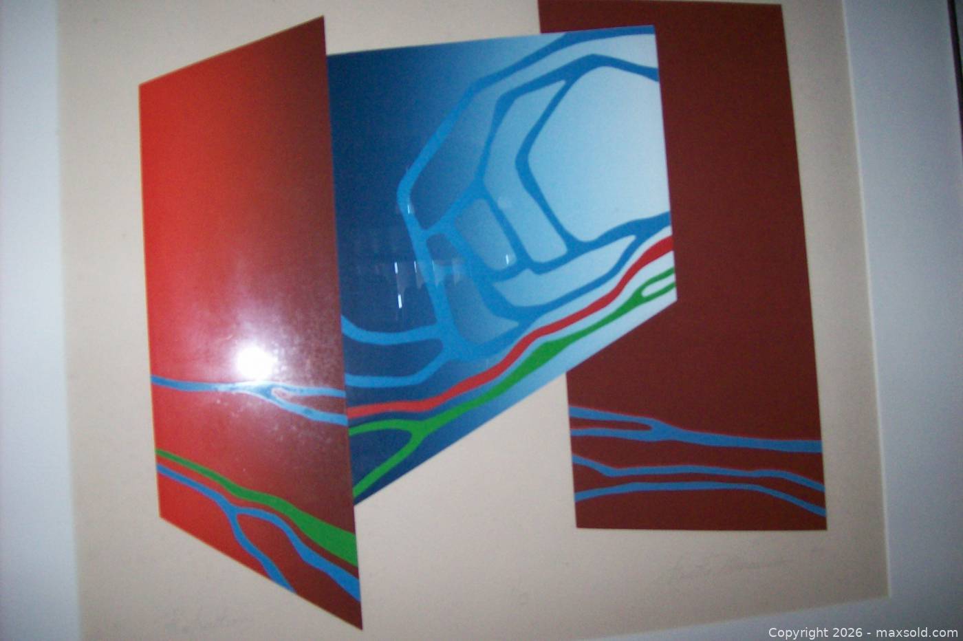 Framed Art Abstract - Loretta Murawski "Refraction" | Maxsold